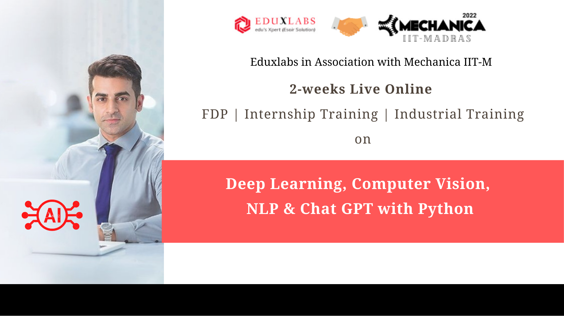 2-weeks Live Online Trainig - Deep Learning, CV, NLP & Chat GPT Tickets by Eduxlabs, Tuesday ...
