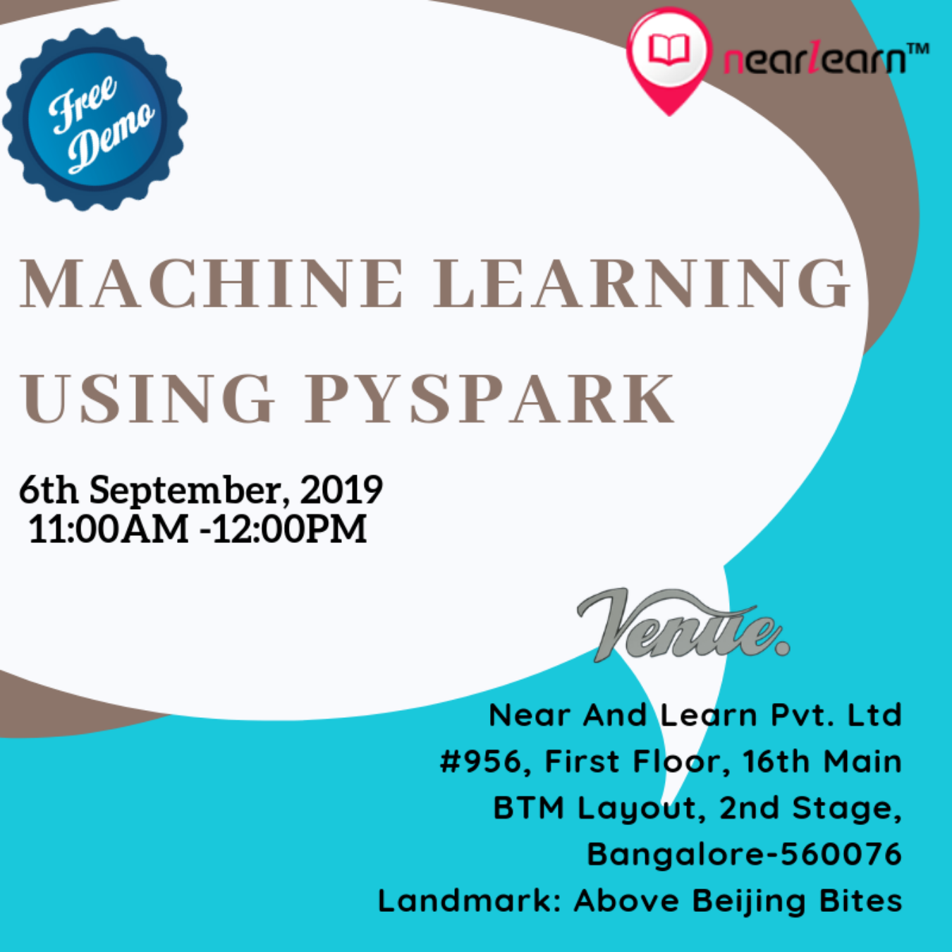 Free Demo on Machine Learning with Pyspark Tickets by Ridhi Malhotra ... Free Demo on Machine Learning with Pyspark Tickets by Ridhi Malhotra ...