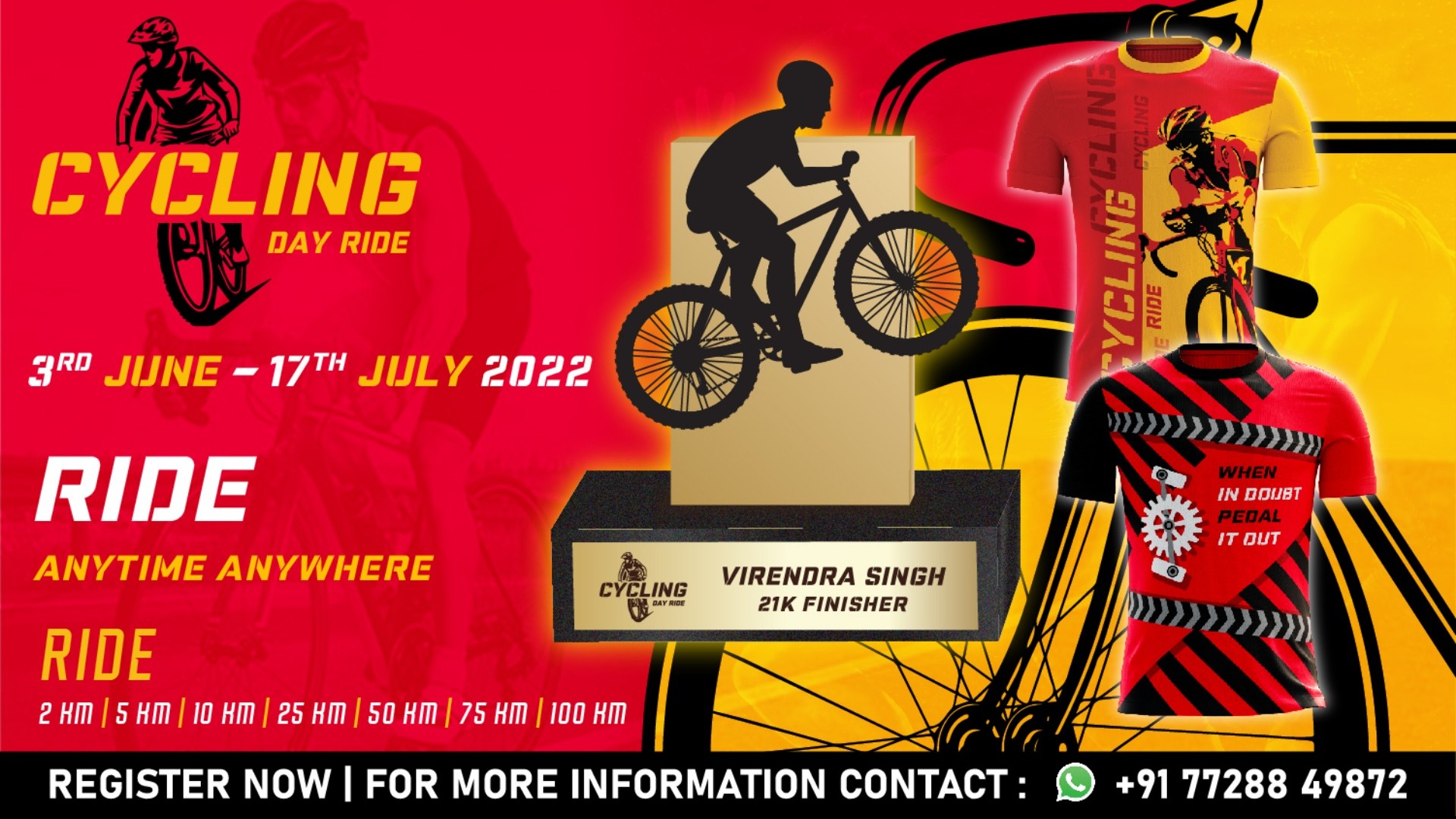 Cycling Day Ride Tickets by Green Fit Sports, Friday, June 03, 2022 ...