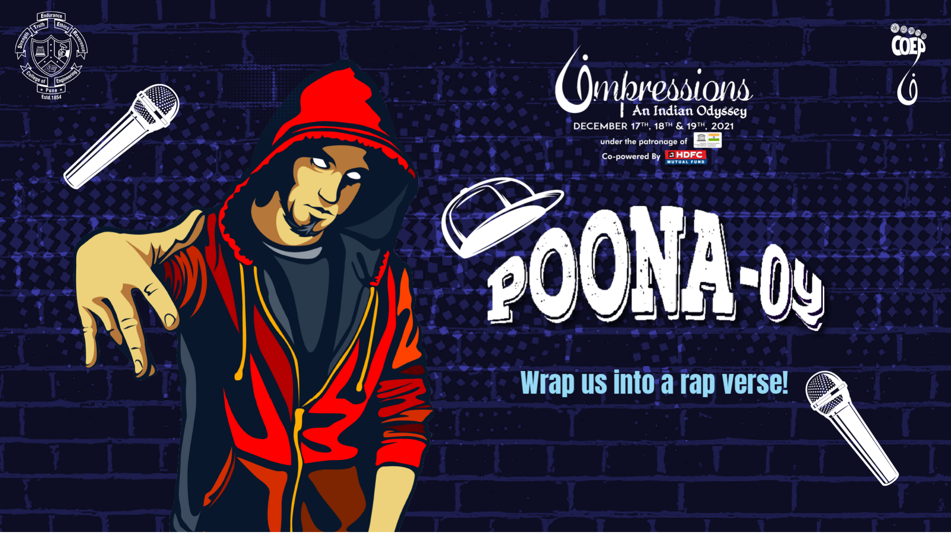 Poona 05 Tickets by COEP Impressions '22, Friday, December 17, 2021 ...