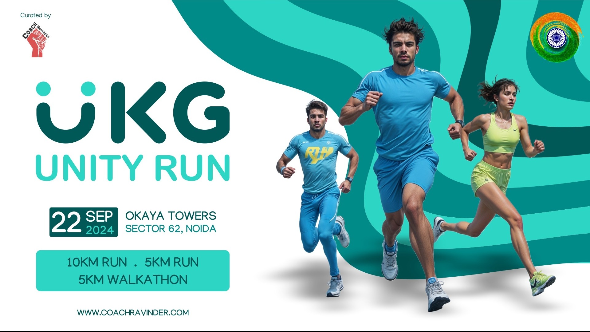 UKG Unity Run 2024 Tickets by Coach Ravinder, Sunday, September 22, 2024, Noida Event