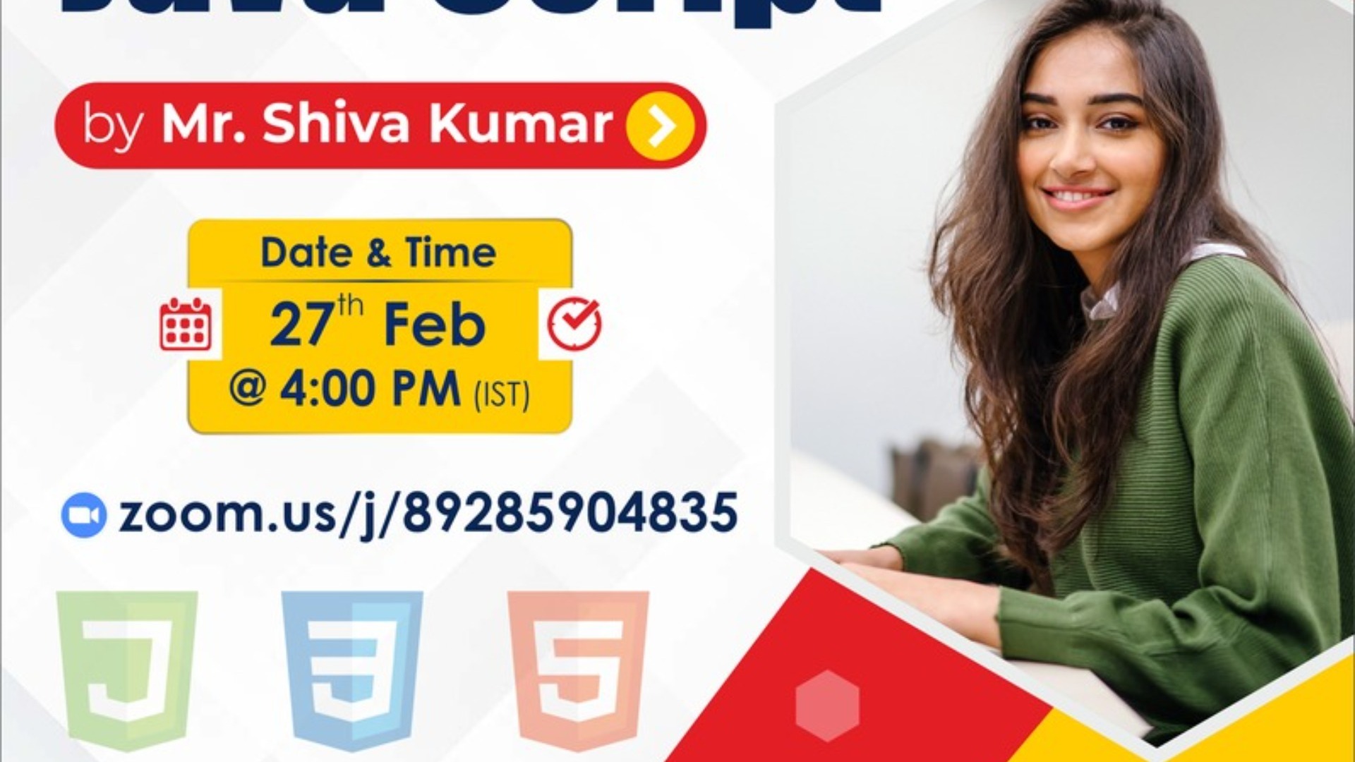 Best Html CSS JavaScript Software Training Institute NareshIT Hyderabad 2024 Tickets by Shiva ...
