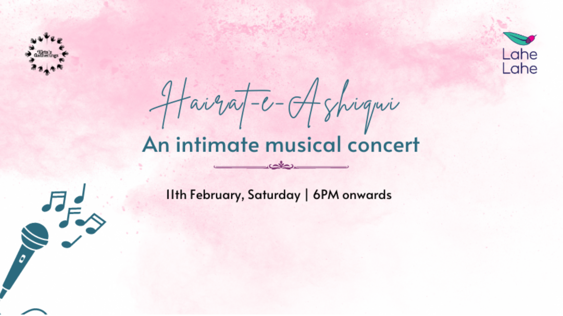 Hairat-e-ashiqui Tickets by Lahe Lahe, Saturday, February 11, 2023 ...