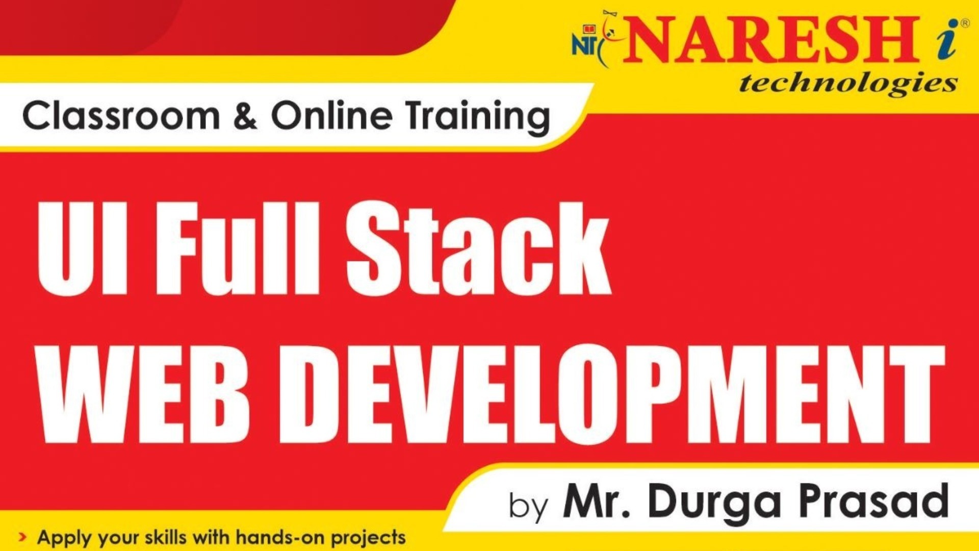 Attend Free Demo On UI Full Stack Web Development by Mr. Durga Prasad ...