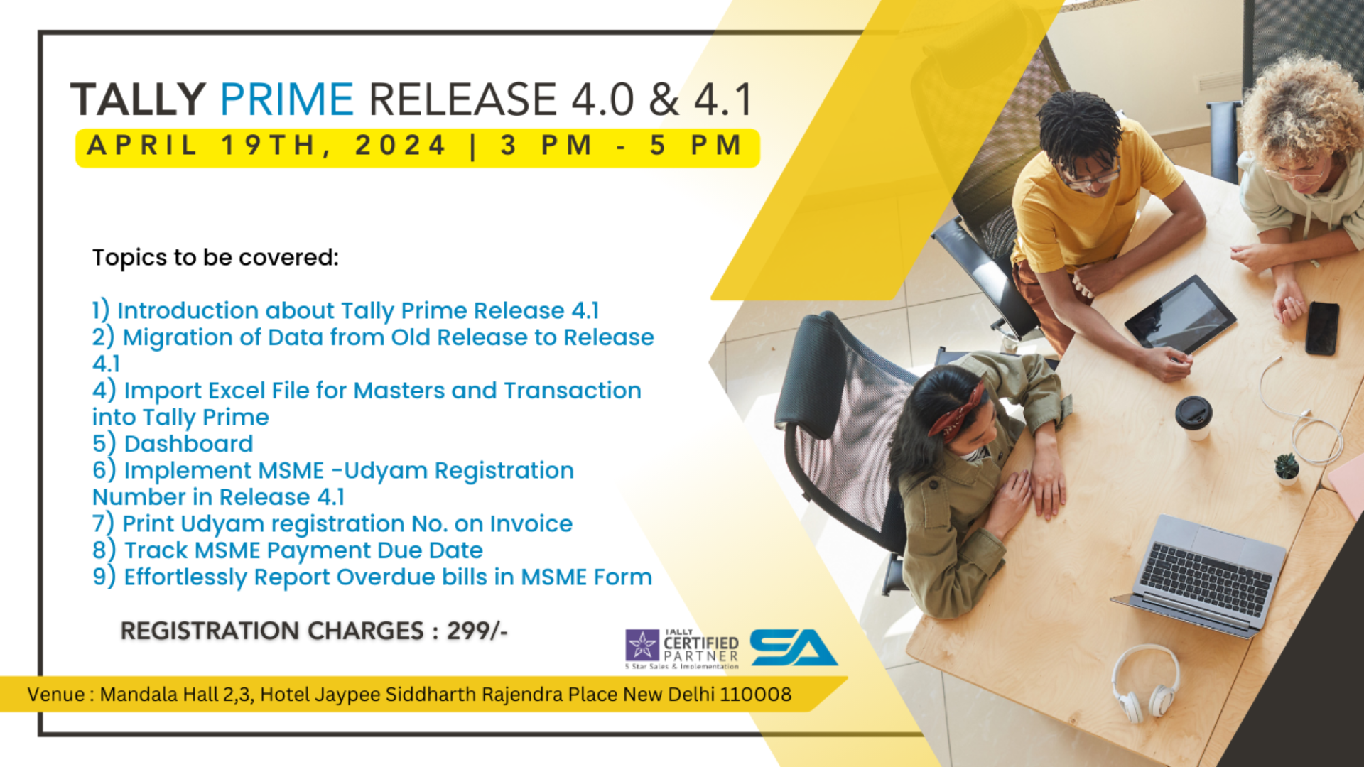 We are Organizing a Training on Tally Prime Release 4.0& 4.1 Tickets by Saraswati Accountants ...