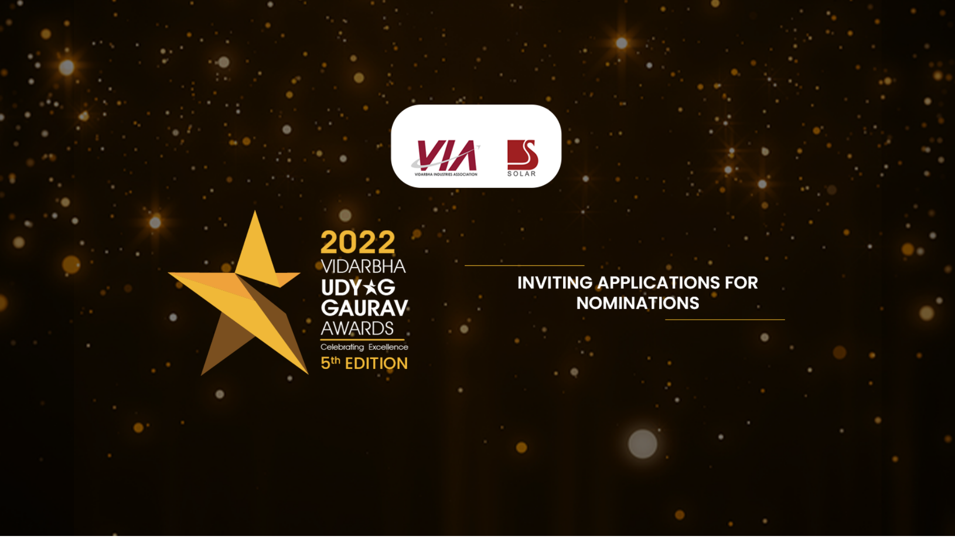 VIA SOLAR Vidarbha Udyog Gaurav Awards, 2022 Tickets by Vidarbha ...