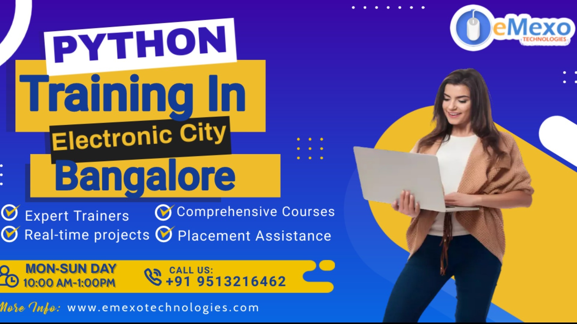 eMexo Technologies Presents: The Ultimate Python Training Course ... eMexo Technologies Presents: The Ultimate Python Training Course ...