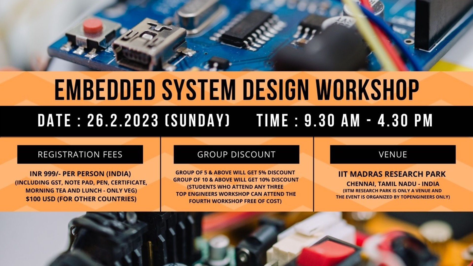 EMBEDDED SYSTEM DESIGN WORKSHOP Tickets by Top Engineers, Sunday ... EMBEDDED SYSTEM DESIGN WORKSHOP Tickets by Top Engineers, Sunday ...