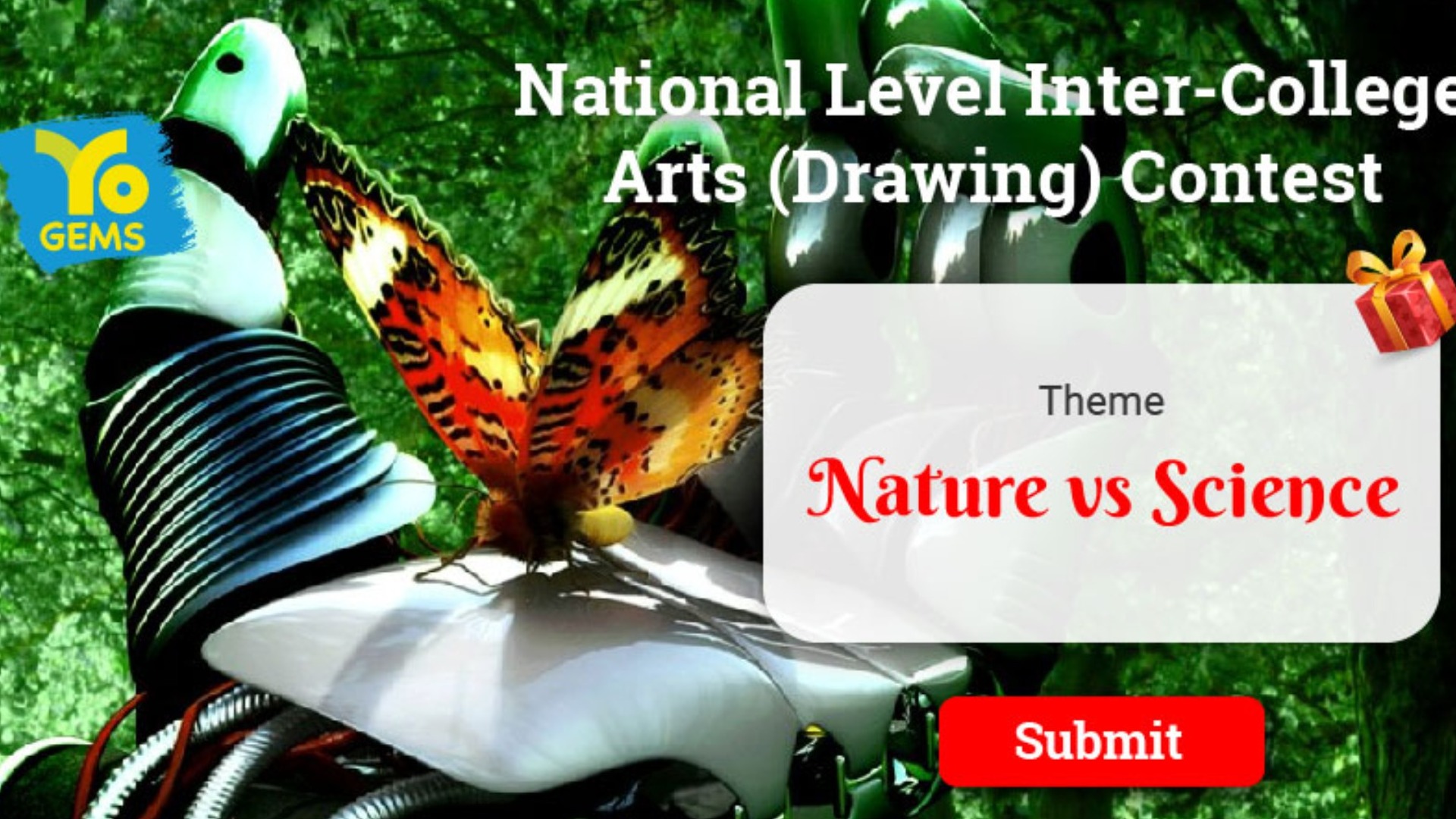National Level Inter-College Arts (Drawing) Contest: Theme - Nature vs ...