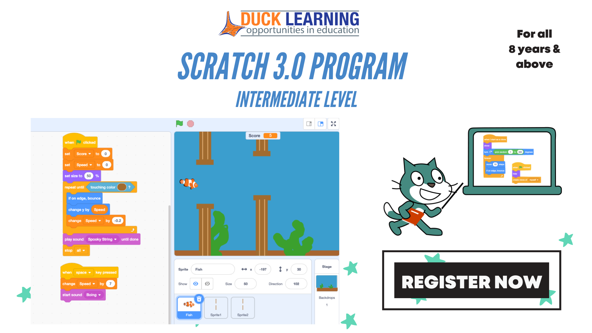 Scratch 3.0 Online Course - Intermediate Level Tickets by Duck Learning ...