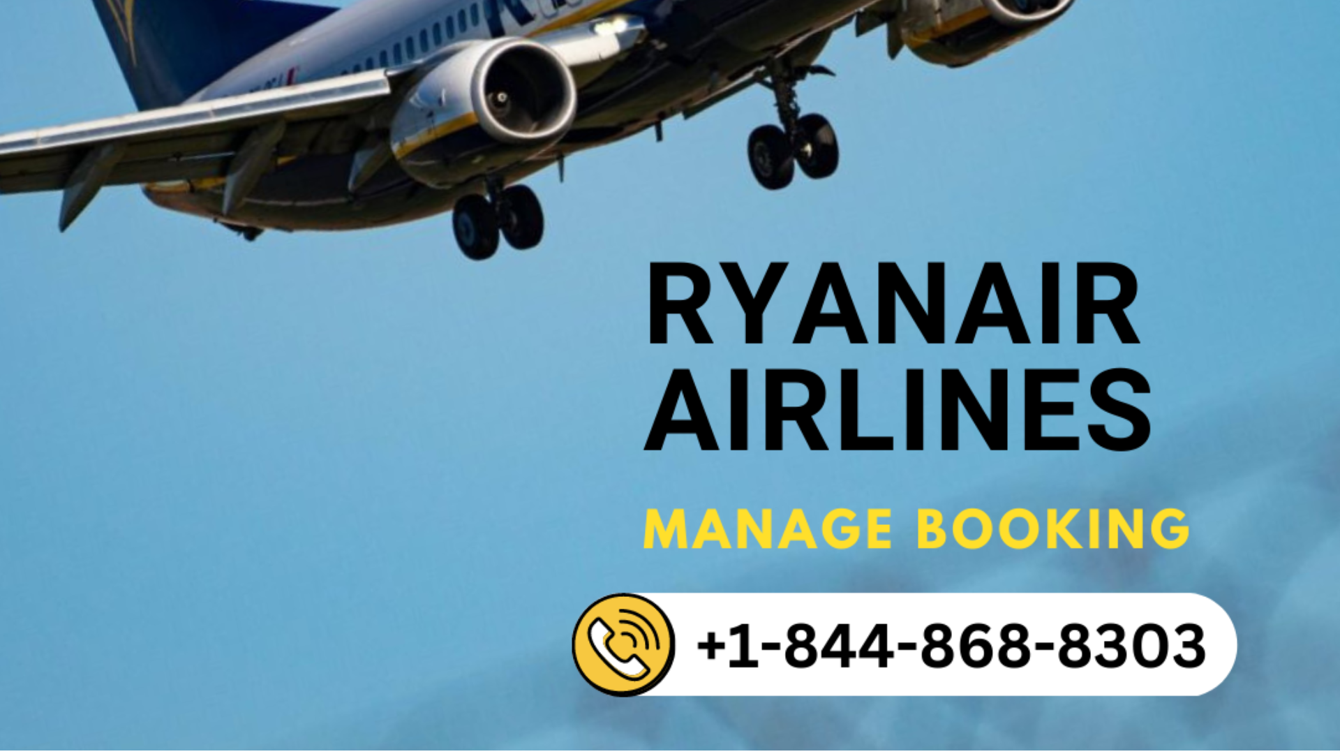 Ryanair Airlines Telephone Number +1-877-658-0930 Tickets by Flight ...