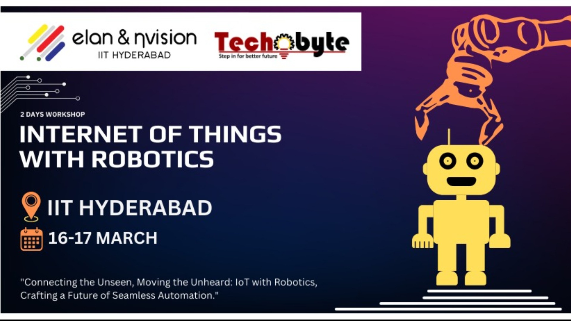 IOT WITH HUMANOID ROBOTICS Tickets by Techobytes Technologies, Saturday ...