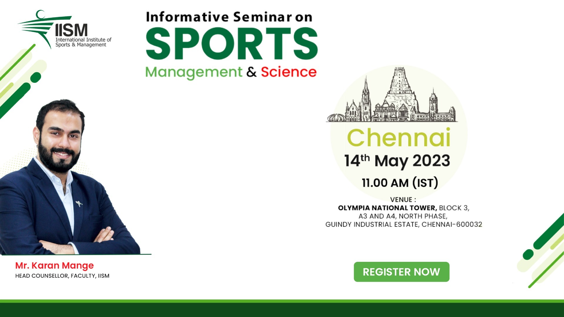 Informative Seminar on Sports Management and Sports Science-Chennai ...