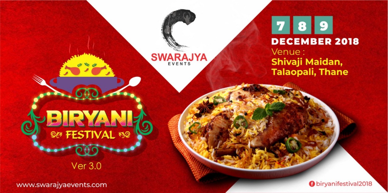 Biryani Festival Tickets by Swarajya Events, Friday, December 07, 2018 ...