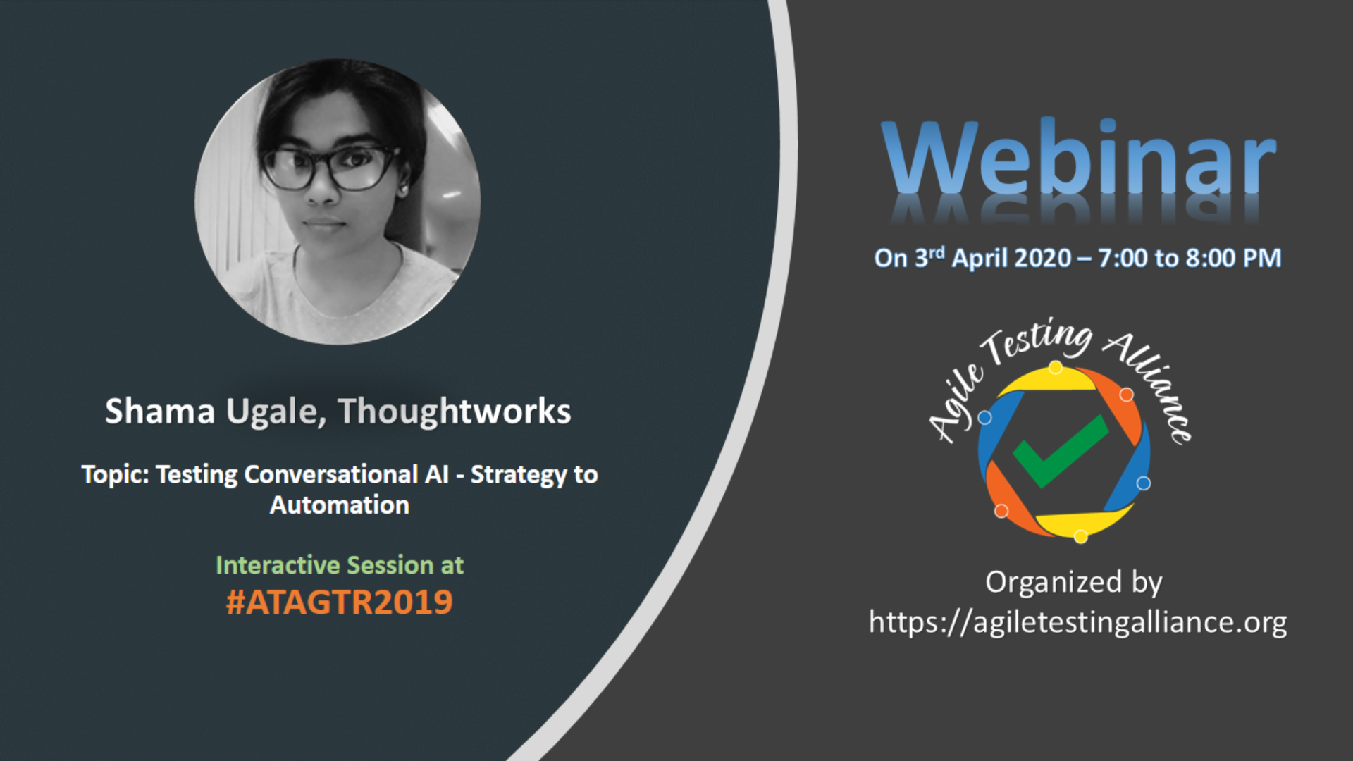 Webinar On Testing Conversational Ai Strategy To Automation Tickets By Agile Testing Alliance