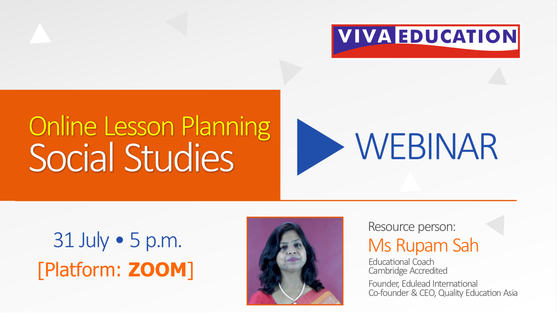 Viva Education Webinar On Lesson Planning For Social Studies Tickets viva-education-webinar-on-lesson-planning-for-social-studies-tickets