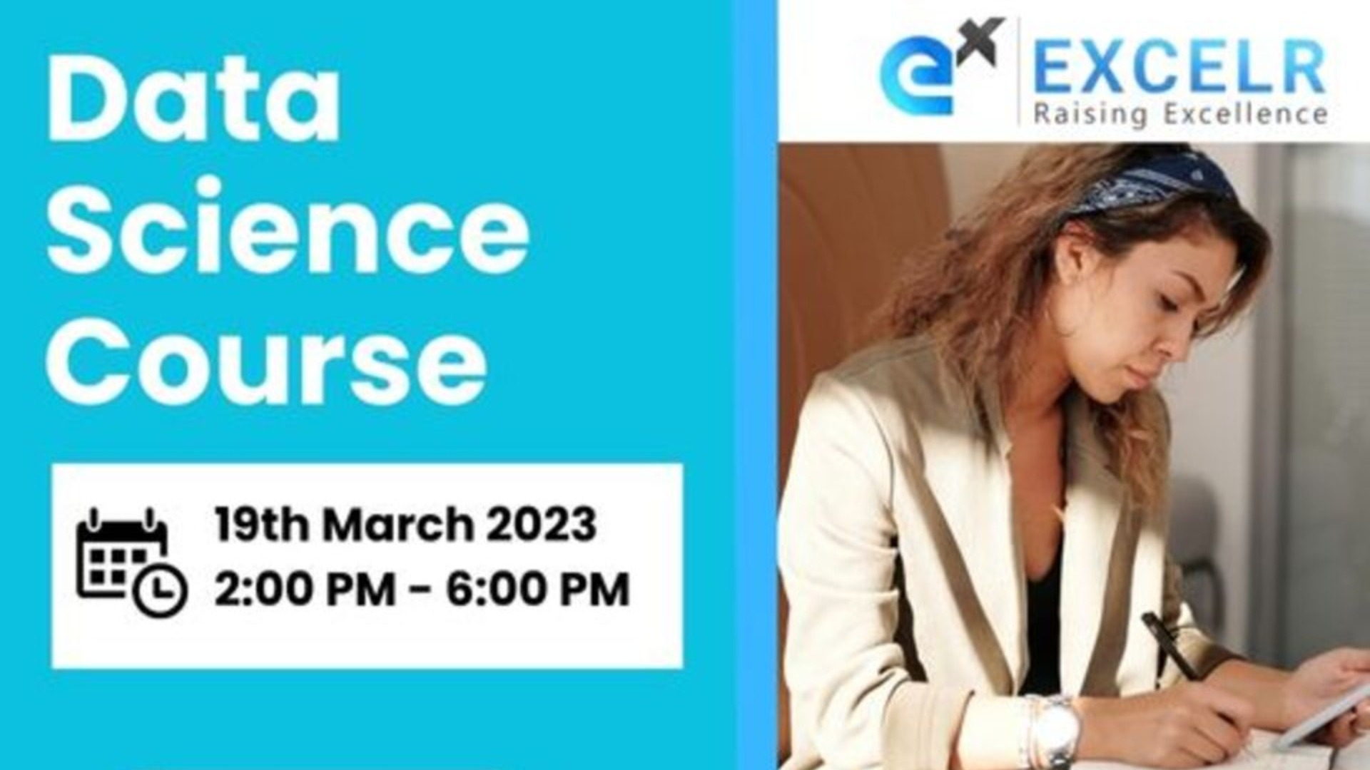 Data Science Course Chennai Tickets by ExcelR Solutions, Sunday, March 19, 2023, Chennai Event