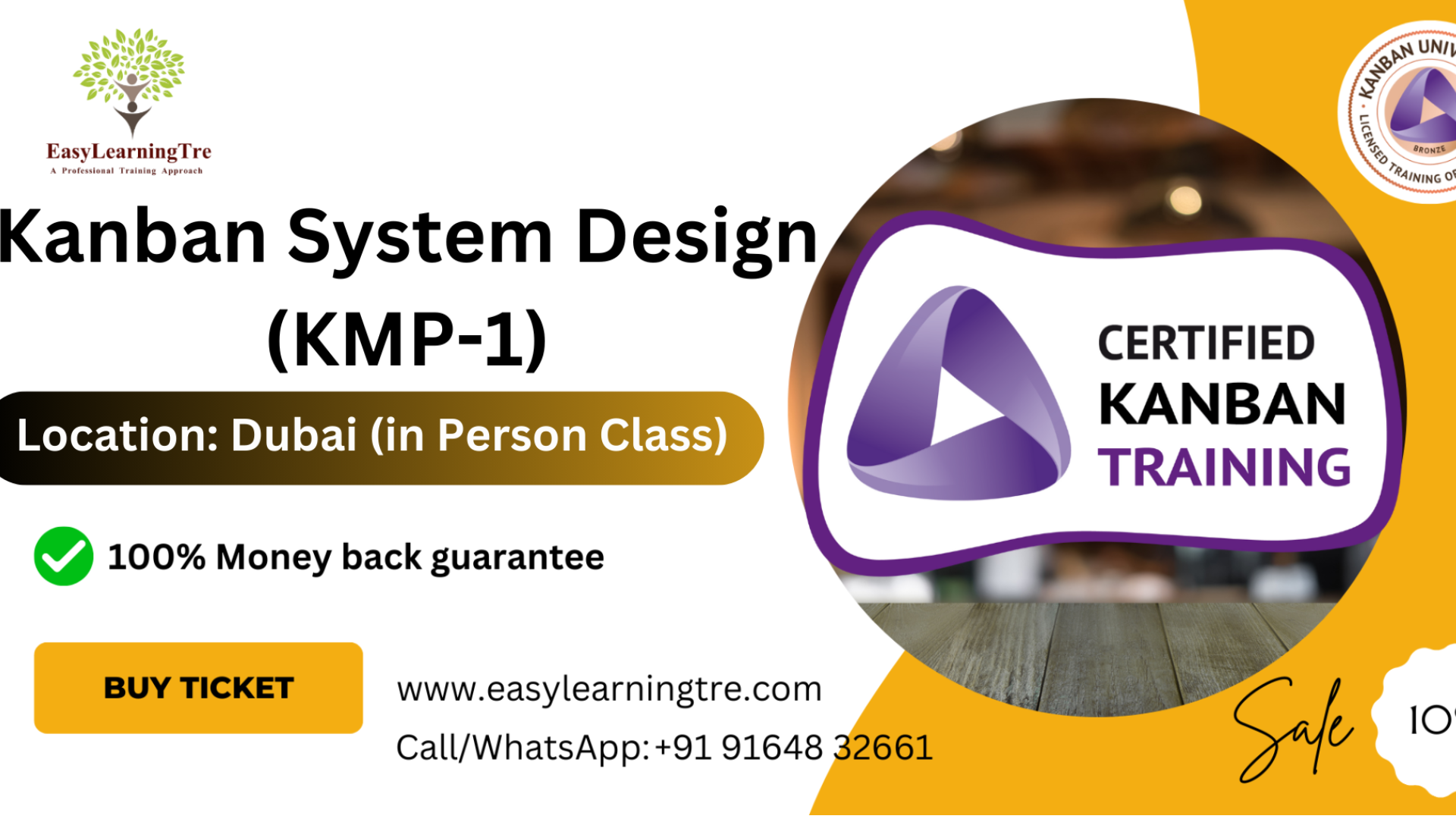 KMP1: Kanban System Design (KSD) Training & Certification in Dubai Tickets by EasyLearningTre ...