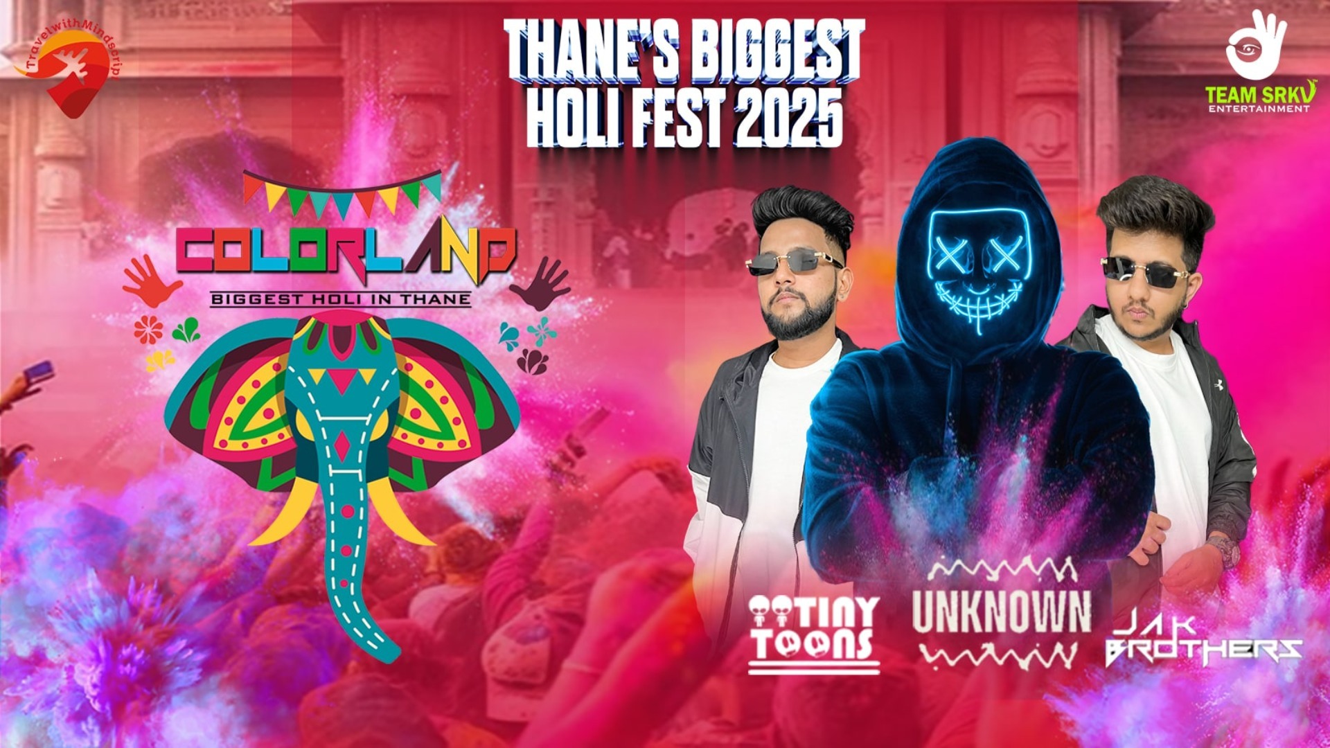 COLORLAND - THANE'S BIGGEST HOLI FESTIVAL Tickets by Team SRKV ...