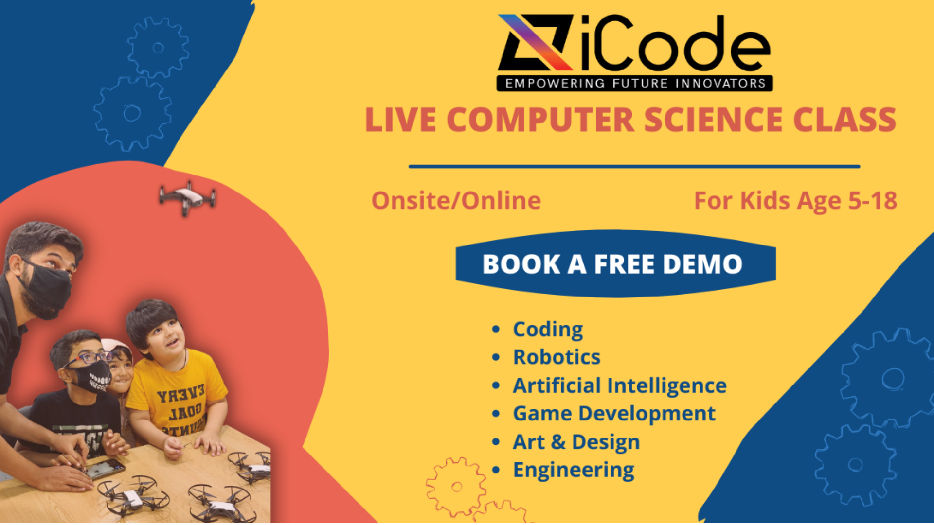 LIVE Computer Science Class Tickets by iCode School, Mumbai Event