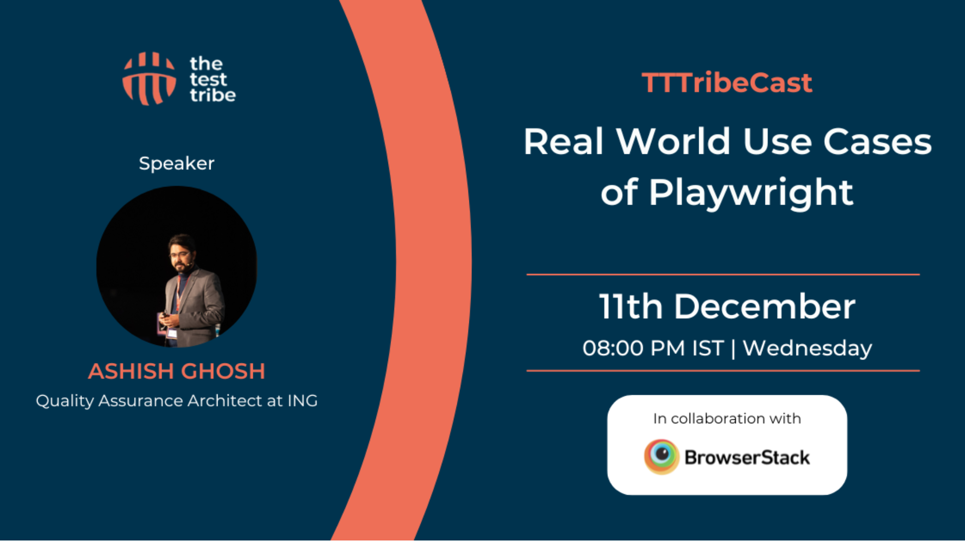 Webinar by Ashish Ghosh Tickets by The Test Tribe, Wednesday, December ...
