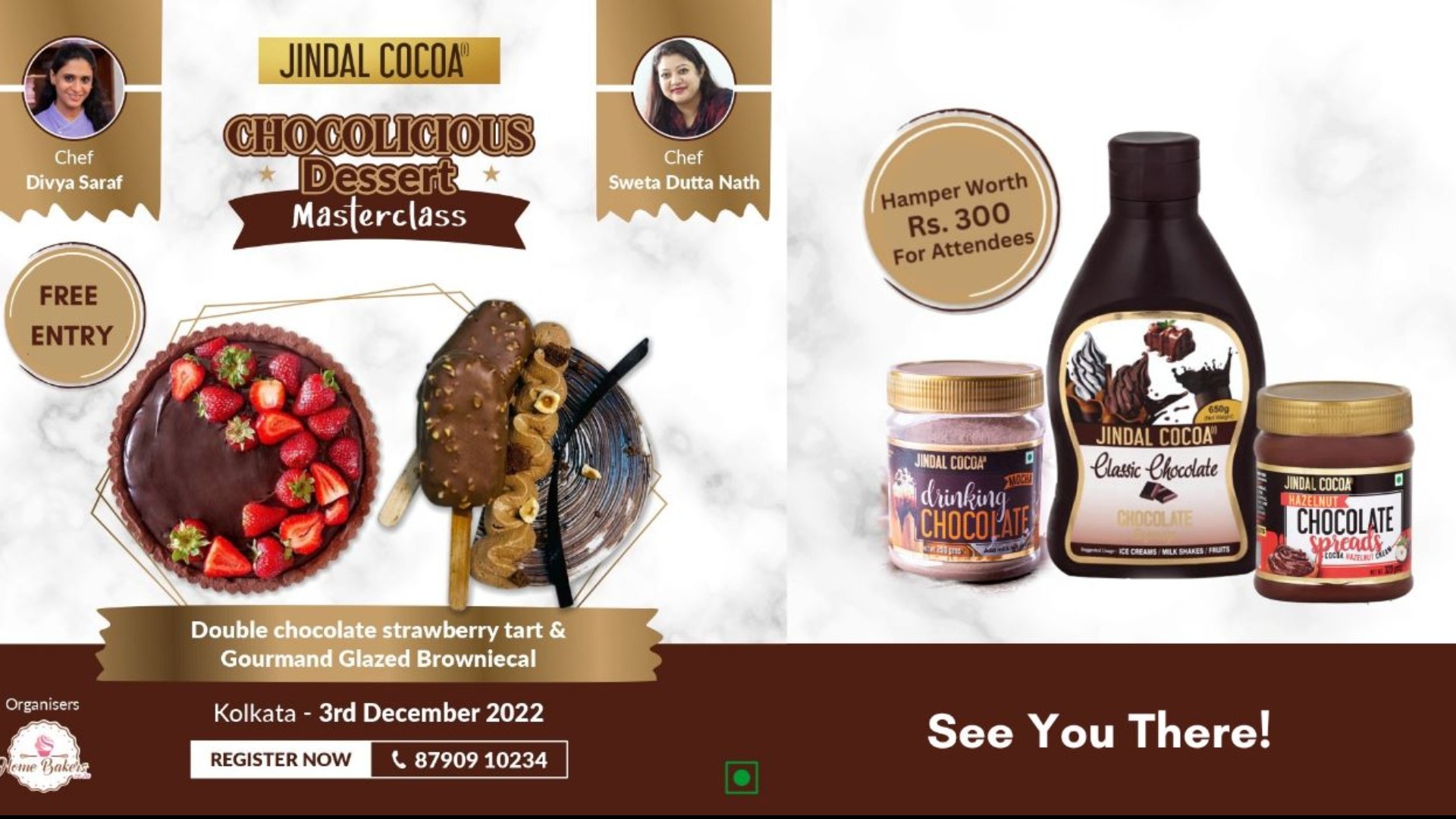 Chocolicious Dessert Master Class - Kolkata Tickets by Homebakers.co.in ...