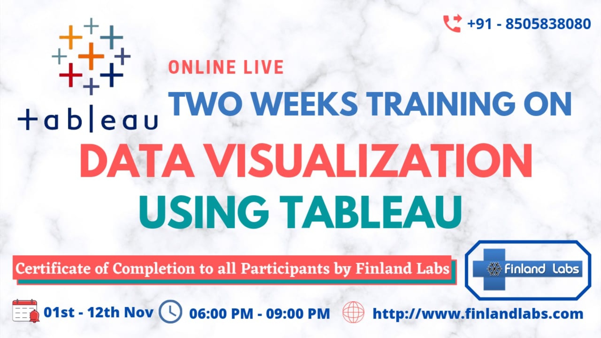 Two Weeks Training and FDP on Data Visualization Using Tableau Tickets ...