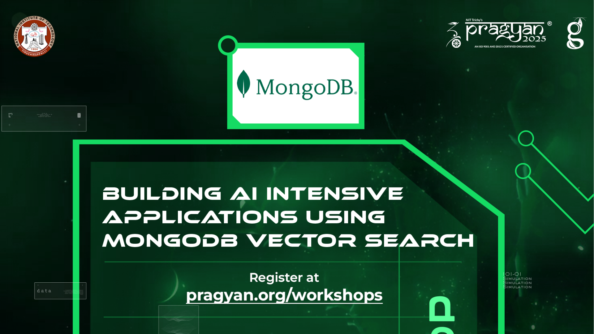 Building AI Intensive Applications using MongoDB Vector Search by MongoDB Tickets by Pragyan25 ...