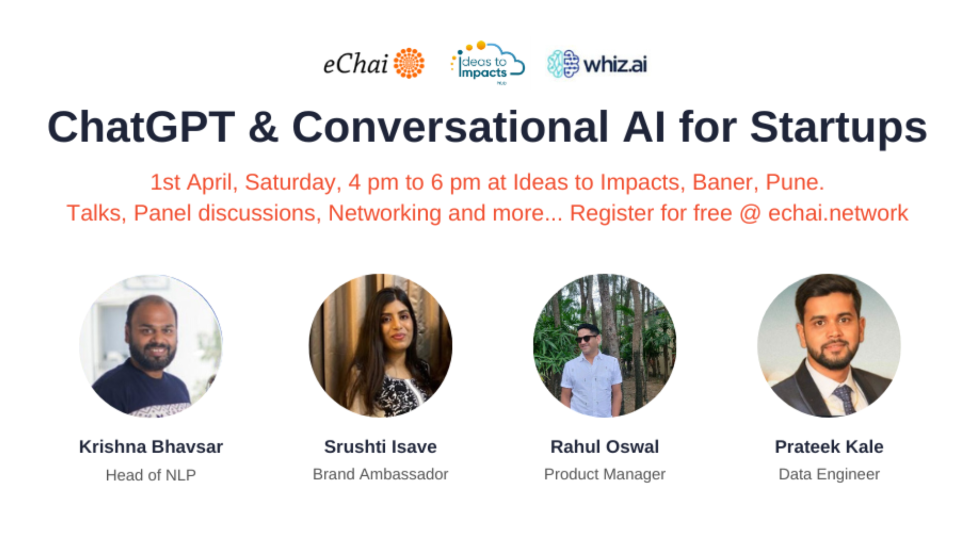 ChatGPT & Conversational AI for Startups Meetup in Pune Tickets by ...