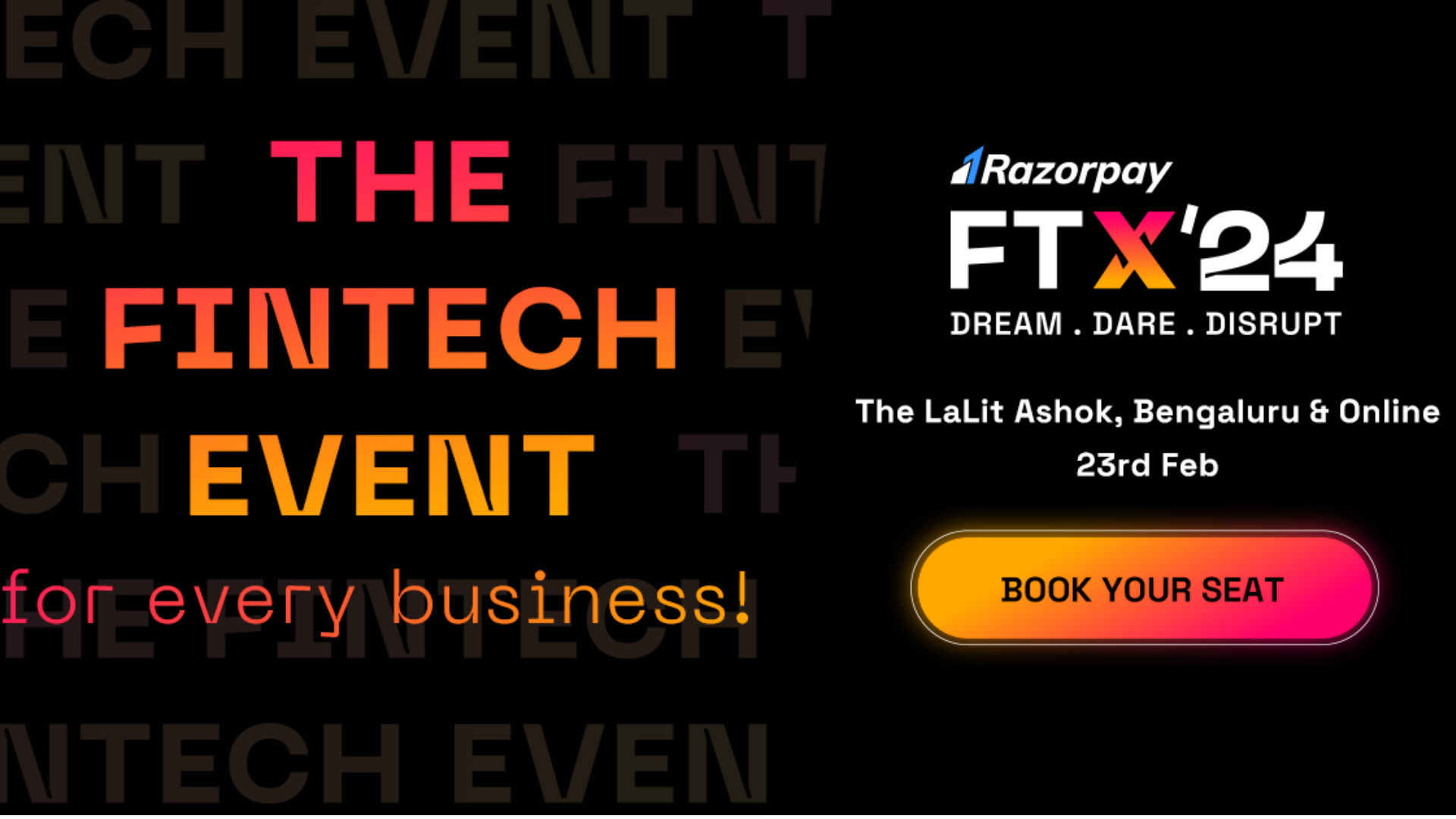 Razorpay FTX'24 Tickets by Razorpay, Friday, February 23, 2024, Online Event
