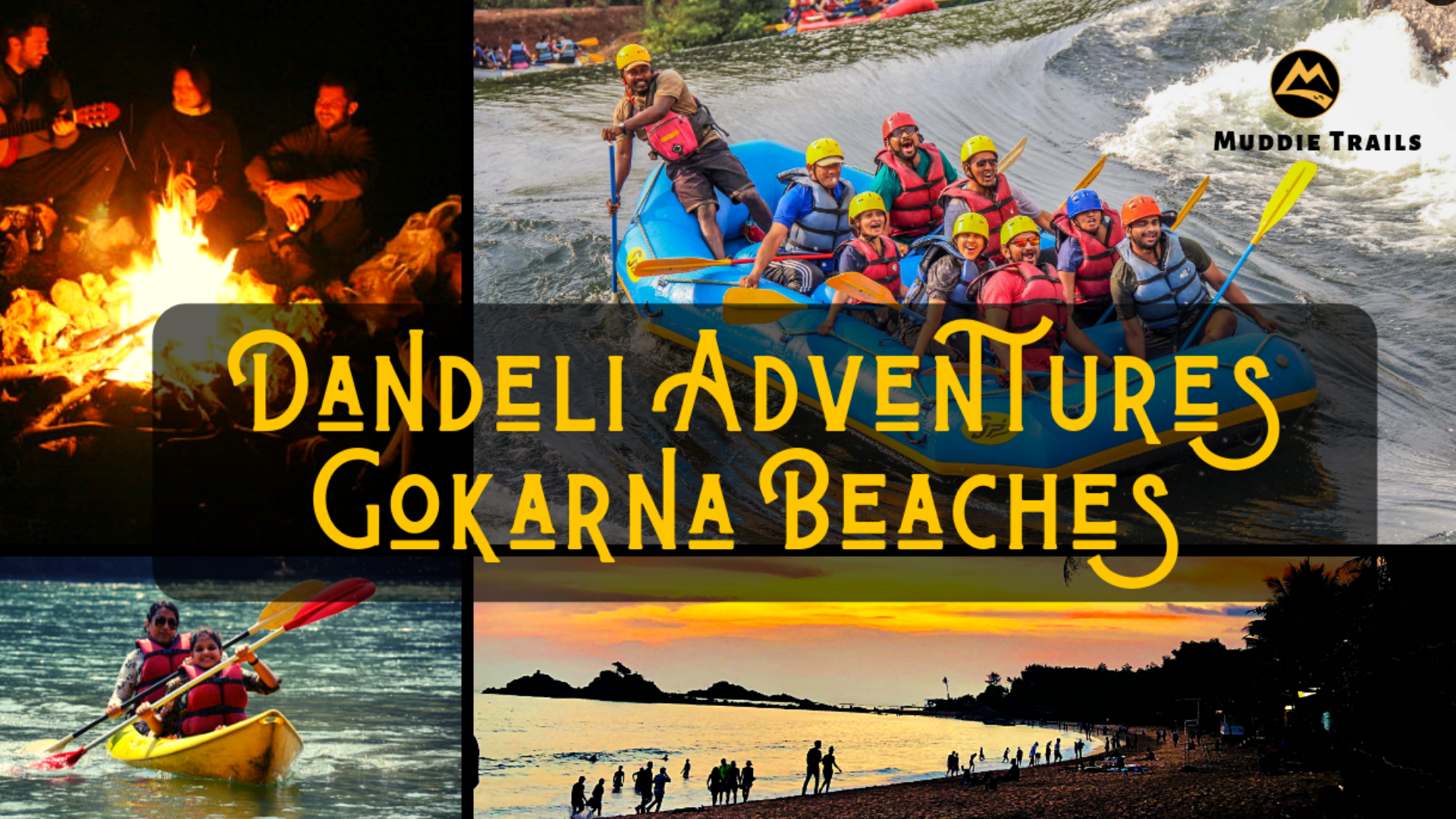 Dandeli Water Adventures with Gokarna Beach Trek Tickets by Muddie ...