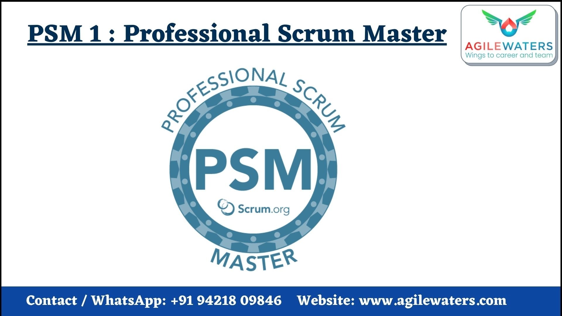Professional Scrum Master Live Virtual Class Tickets By Agilewaters Consulting Saturday April