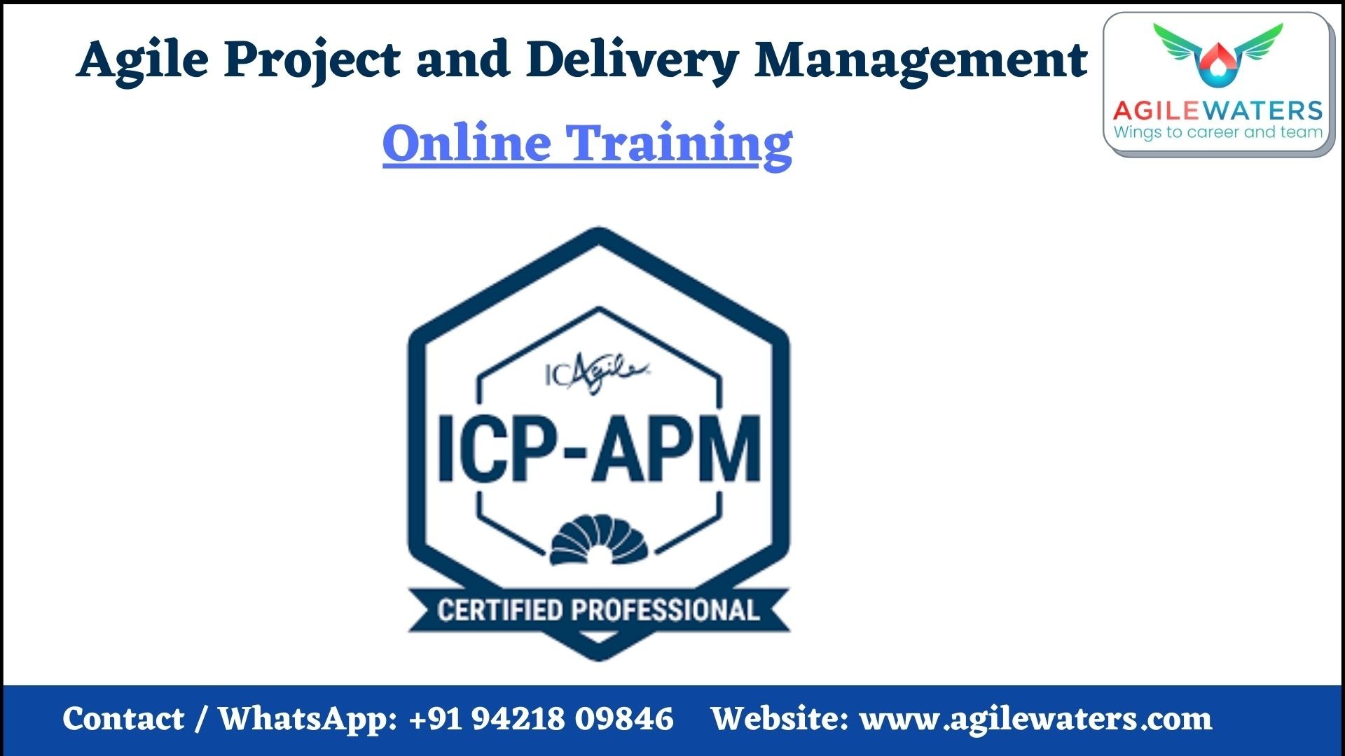 Agile Project And Delivery Management Certification Online Training Tickets By Agilewaters