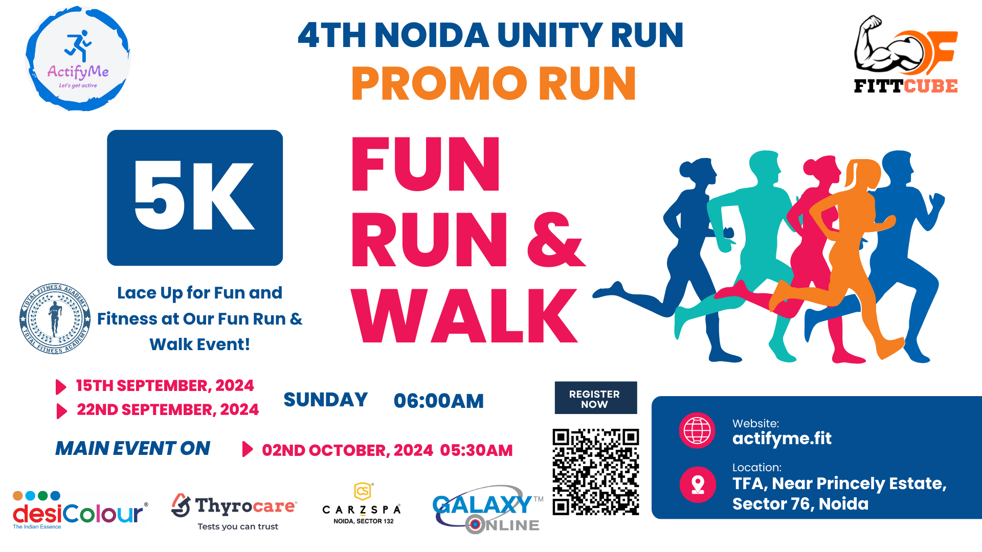 Noida's Unity Promo Run Event # 2 Tickets by ActifyMe, Sunday ...