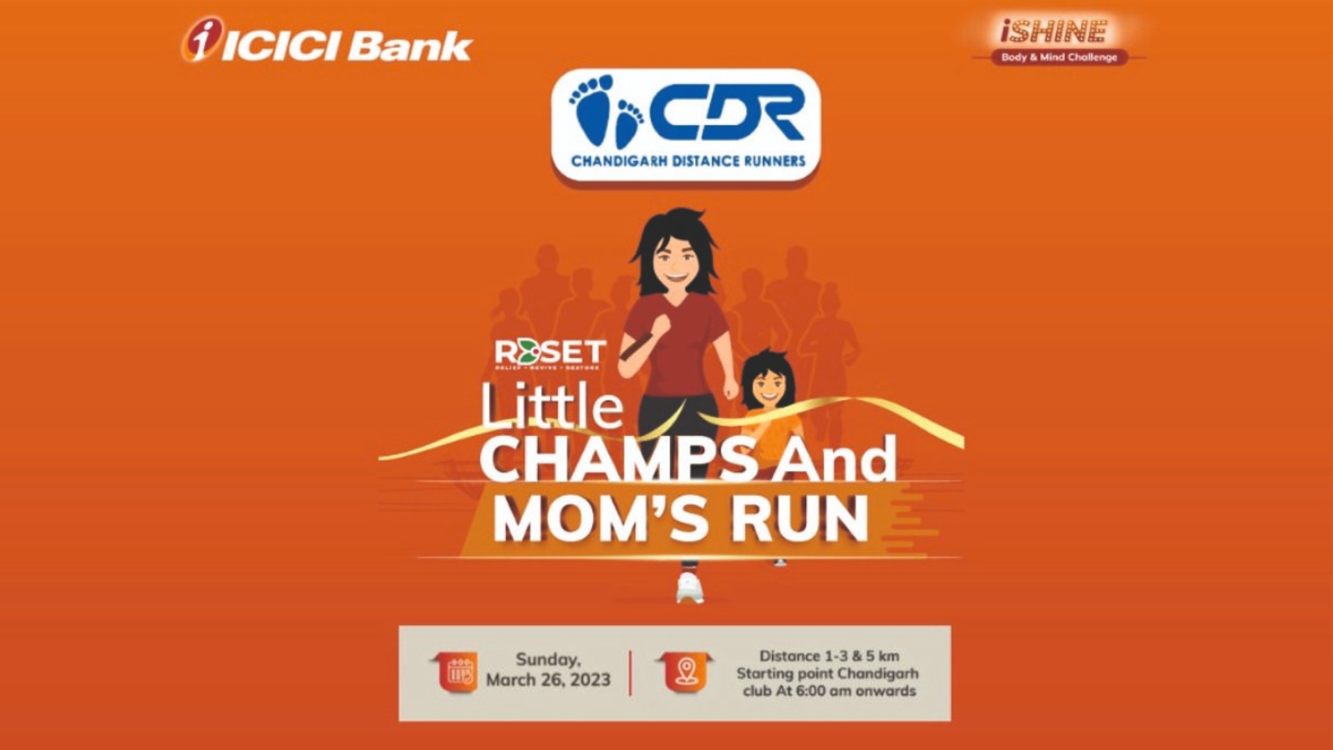 CDR Little Champs and Mom's Run Tickets by Chandigarh Distance Runners ...