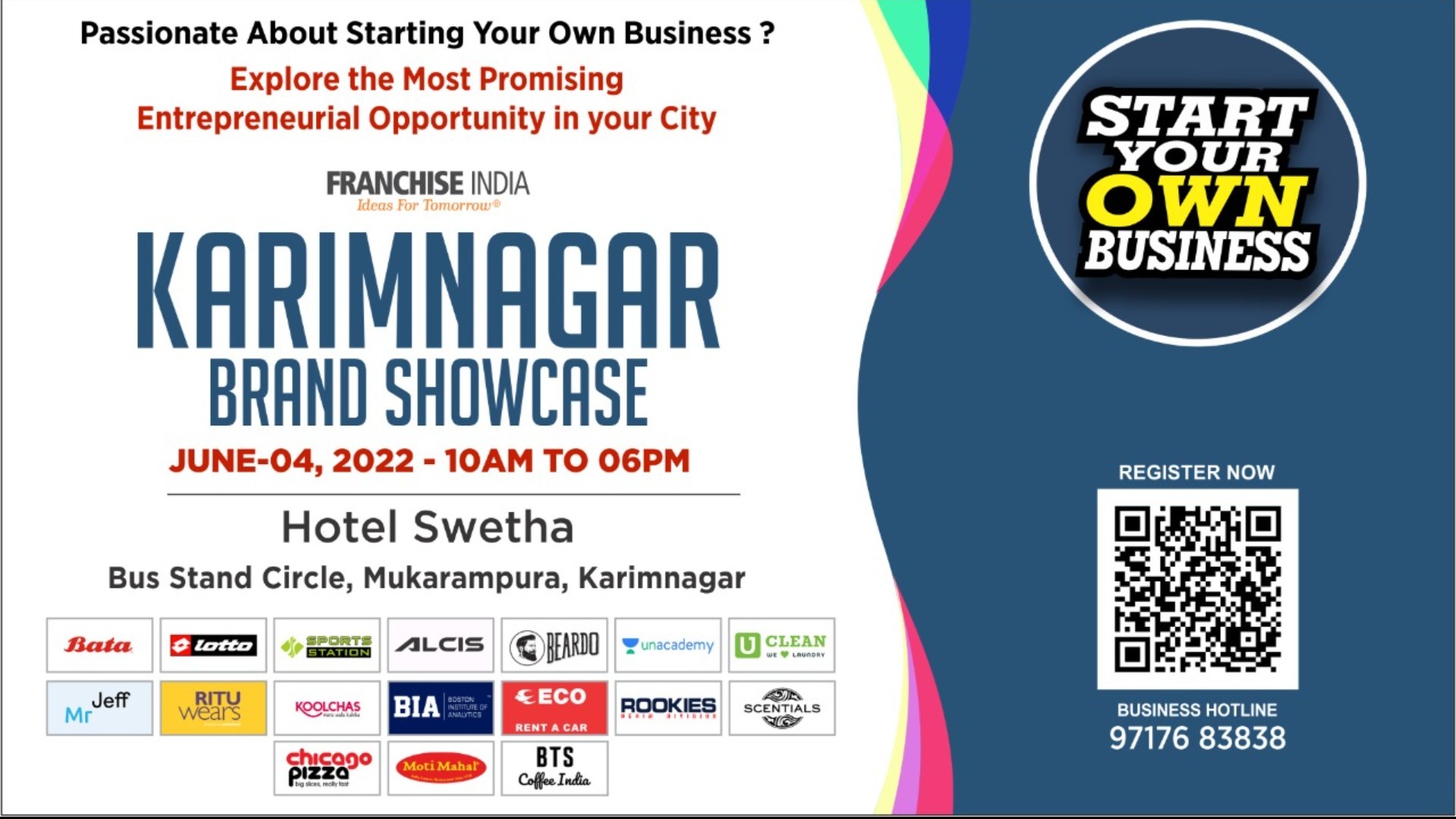 Karimnagar Road Show Tickets by Franchise India, Saturday, June 04 ...