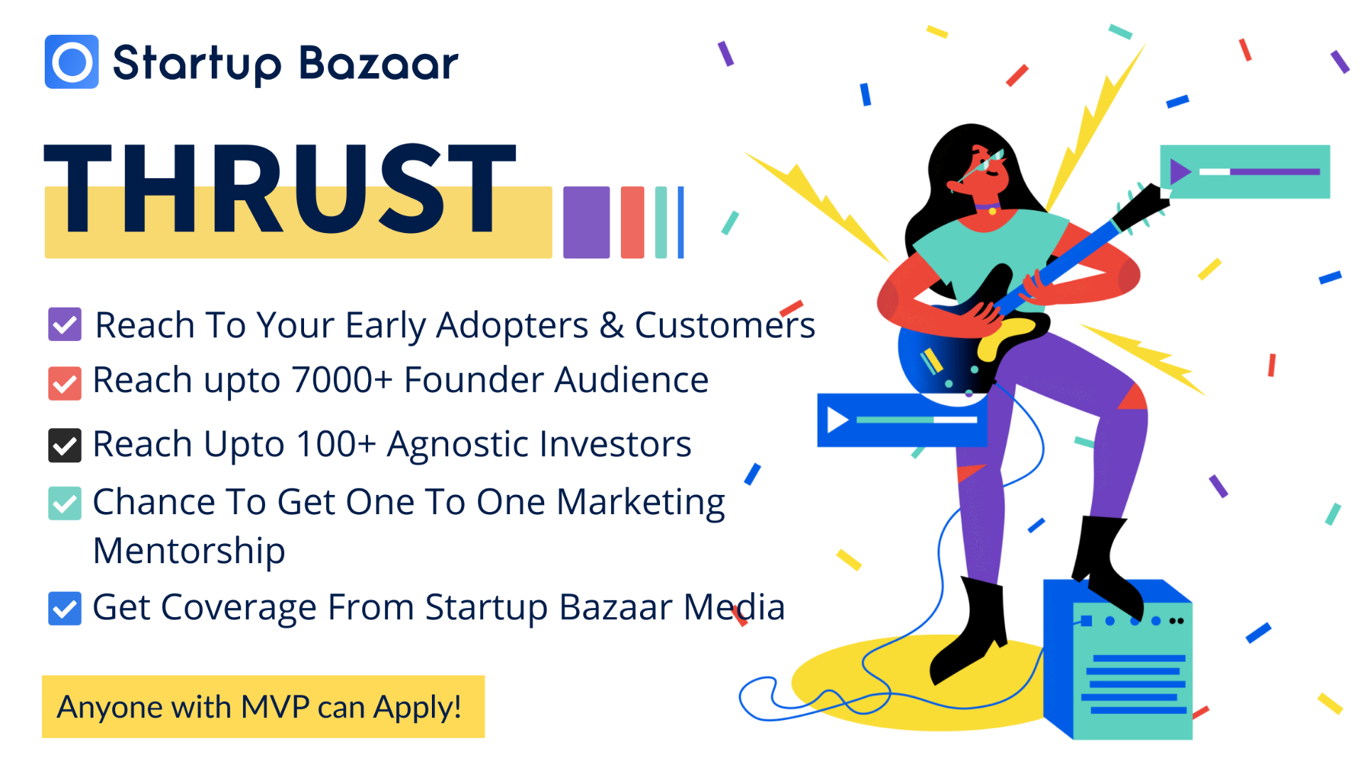 Startup Bazaar Thrust Program Tickets by Startup Bazaar, Monday ...
