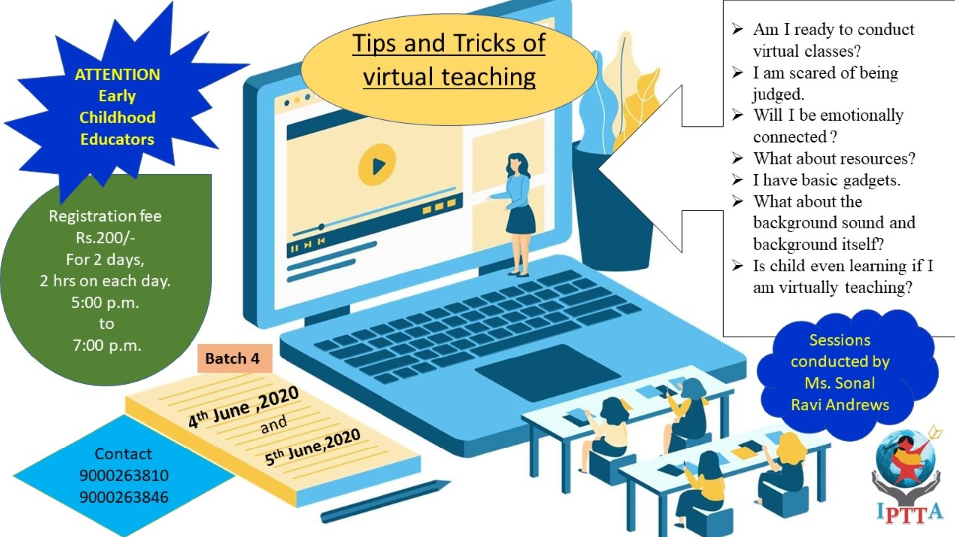 Tips and Tricks of virtual teaching - Batch 4 Tickets by INTEGRATED ...