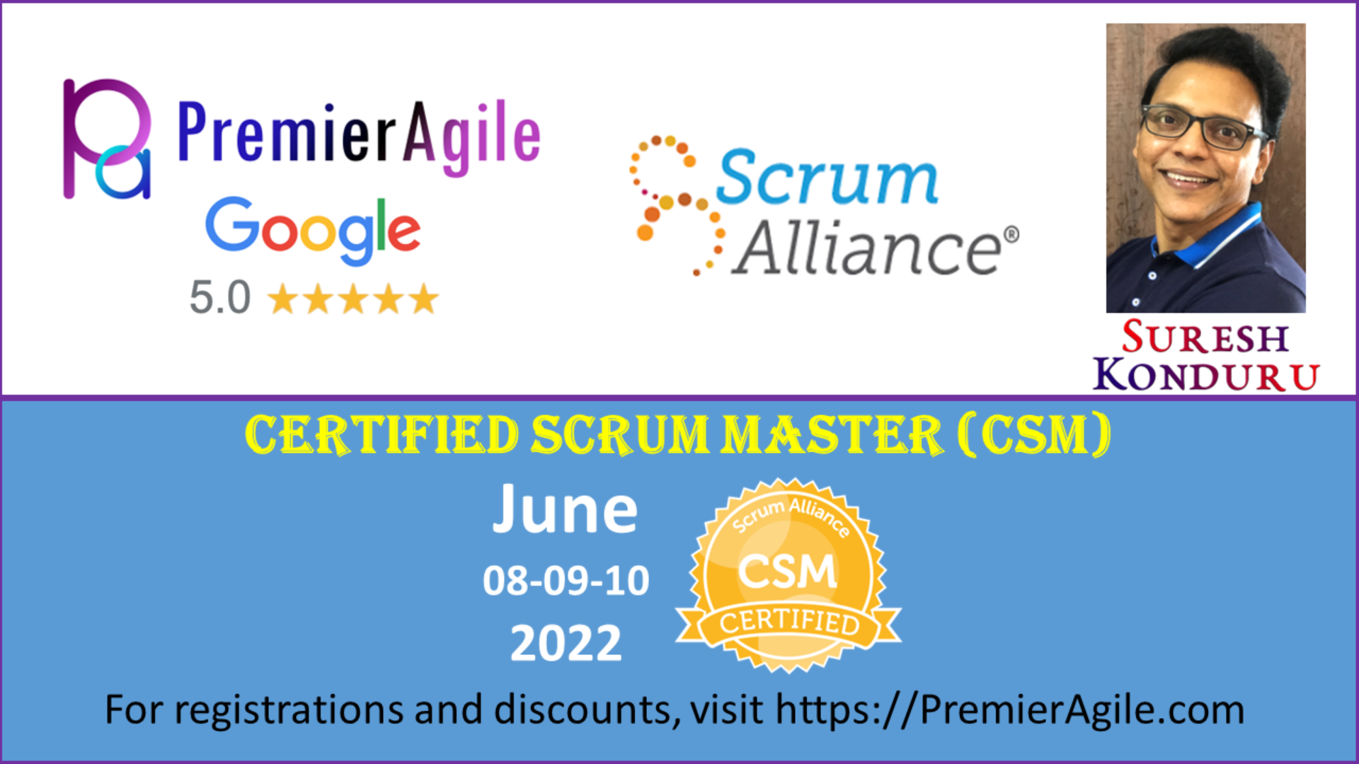 CSM-APAC-Virtual-June-08-09-10-2022-PremierAgile Tickets by ...