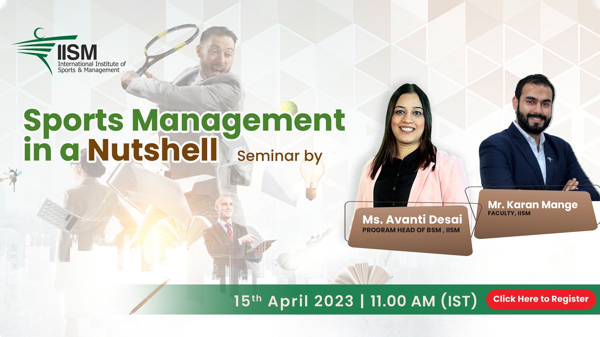 Seminar on Sports Management in a Nutshell-IISM Mumbai Tickets by ...