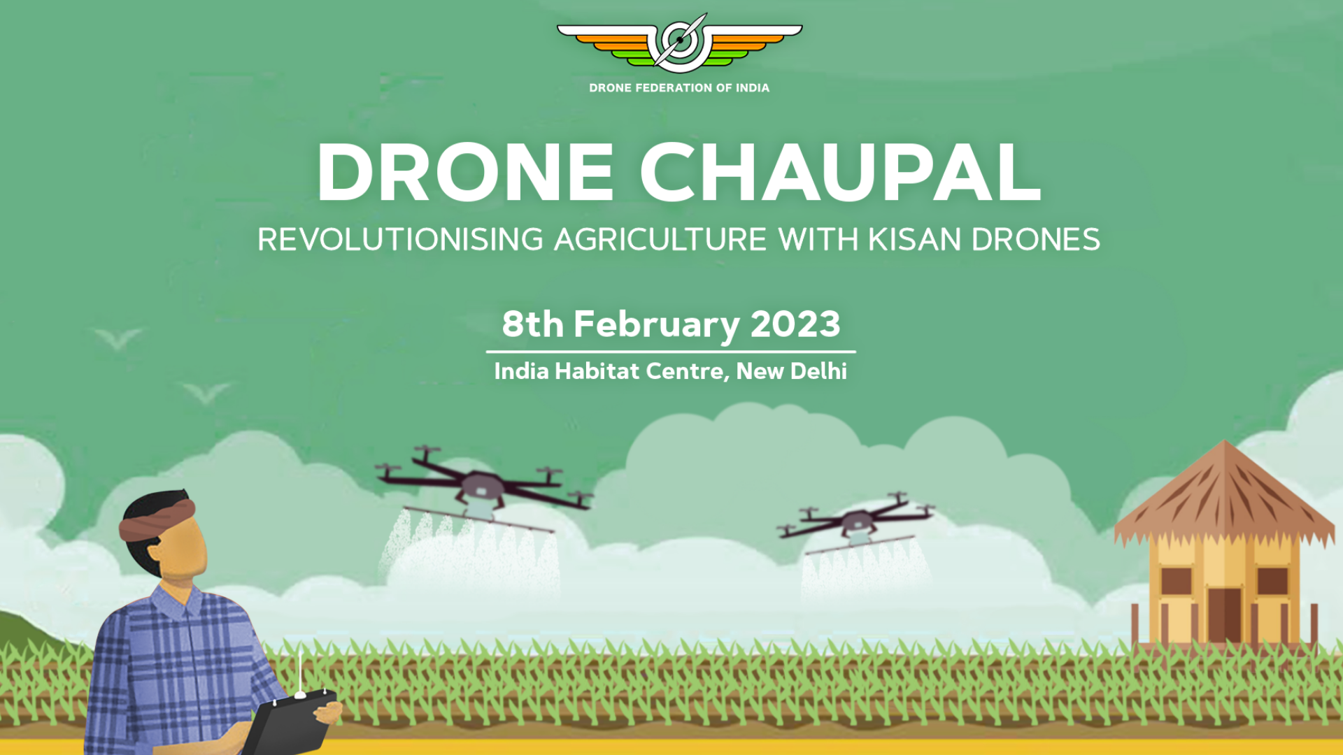 Drone Chaupal : Revolutionising Agriculture with Kisan Drones Tickets ...