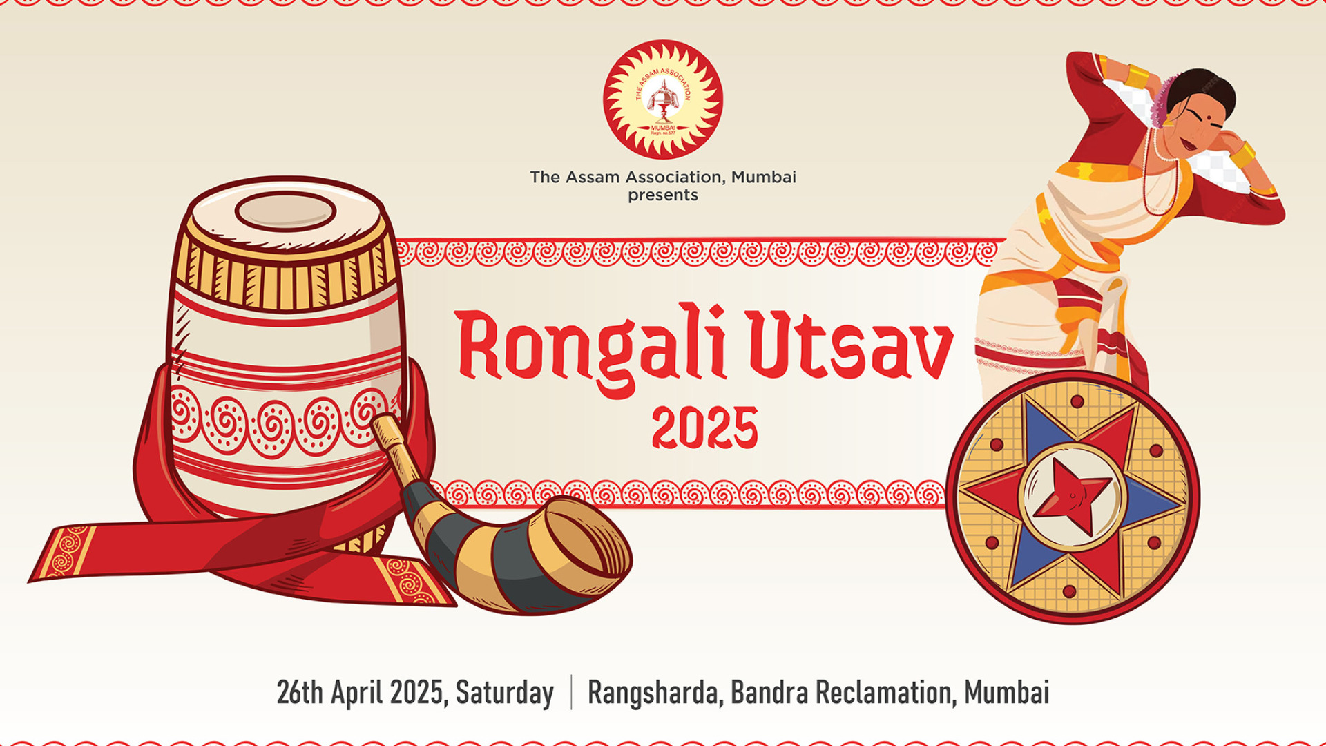 Rongali Utsav 2025 Tickets by Assam Association Mumbai, Saturday, April ...
