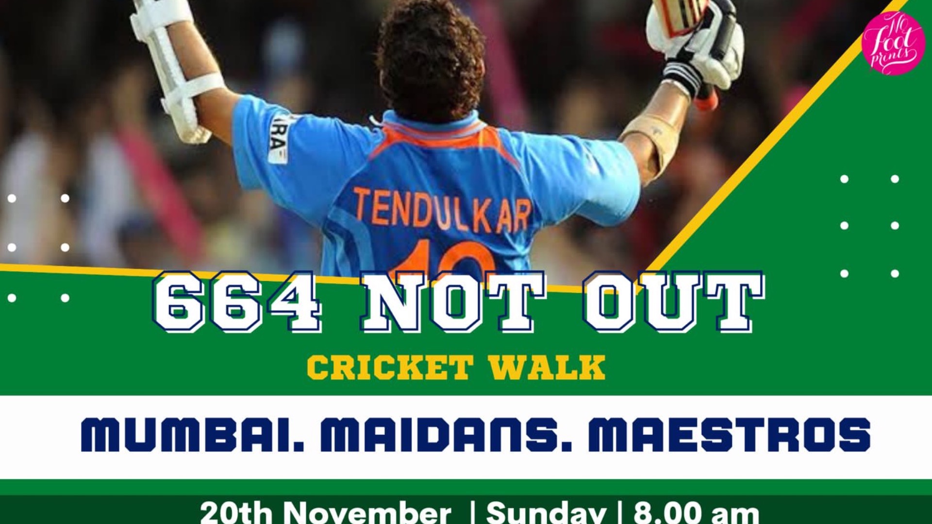 664 NOT OUT Tickets by No Footprints, Sunday, November 20, 2022, Mumbai ...