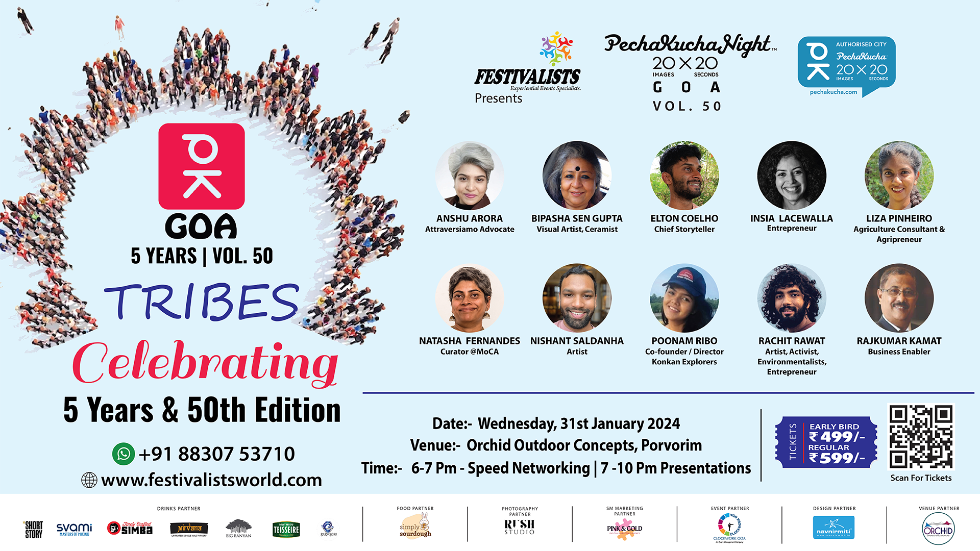 PECHAKUCHA GOA VOL.50_TRIBES Tickets by FESTIVALISTS, Wednesday ...