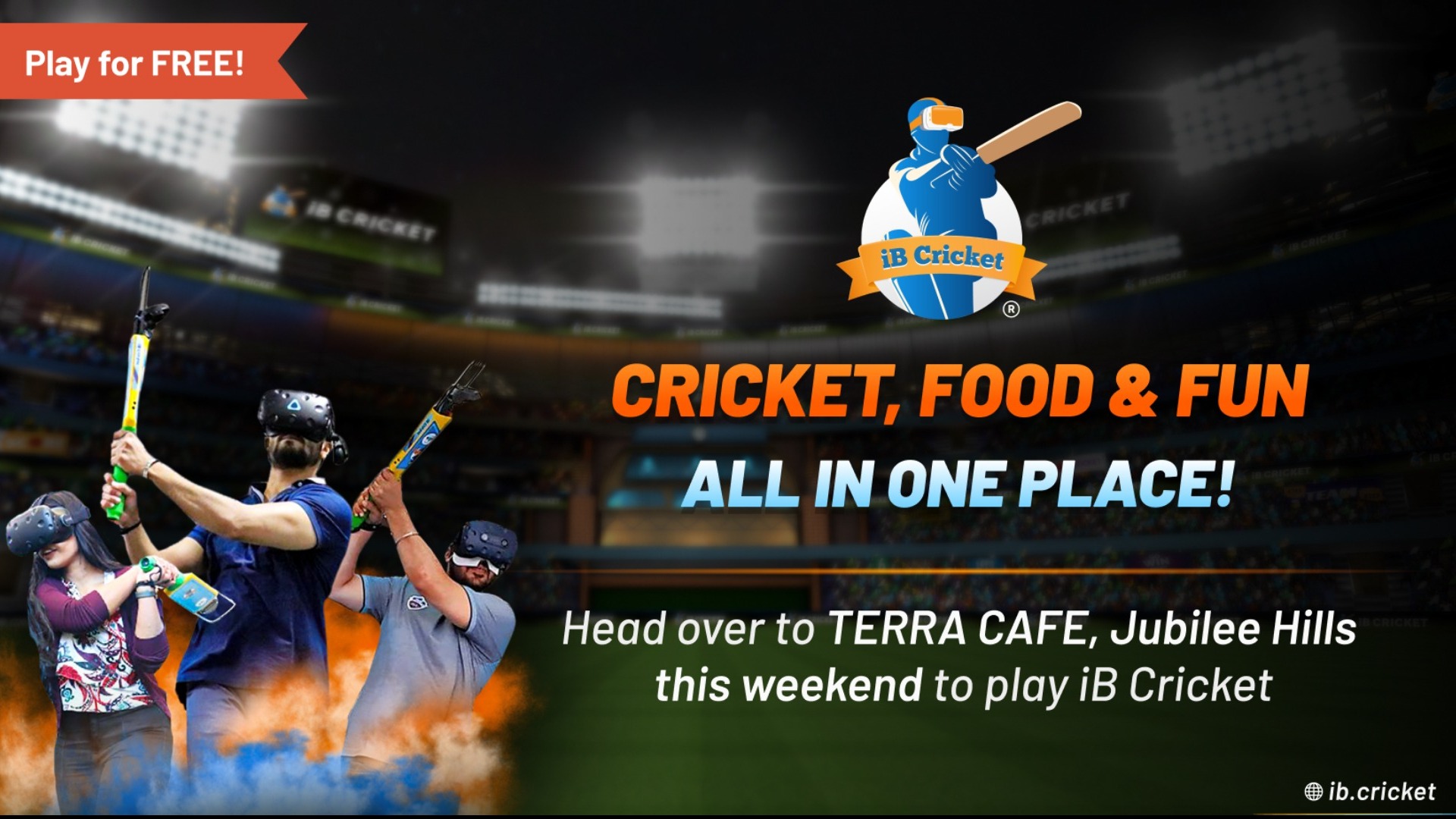 World's Most Immersive VR Cricket Experience - iB Cricket Tickets by iB ...