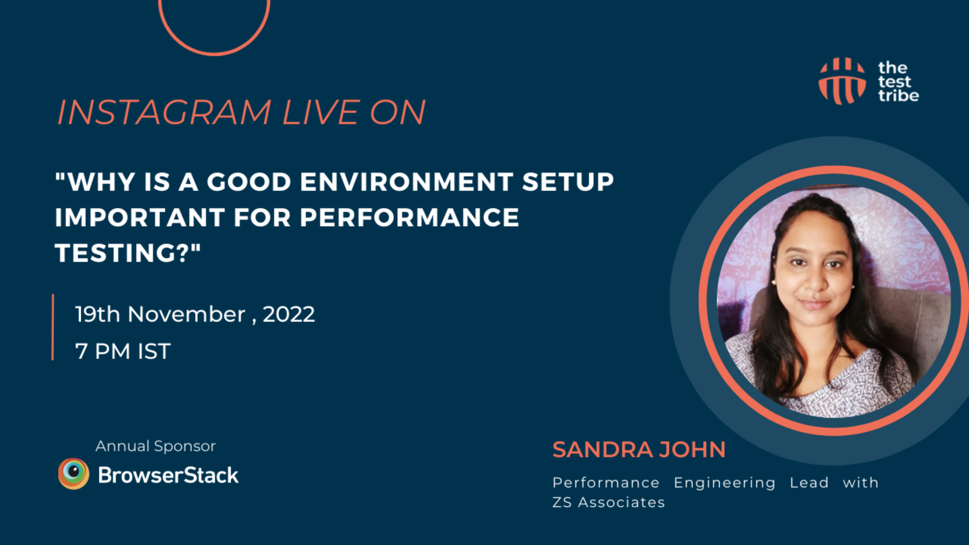 Instagram Live with Sandra John Tickets by The Test Tribe, Saturday ...
