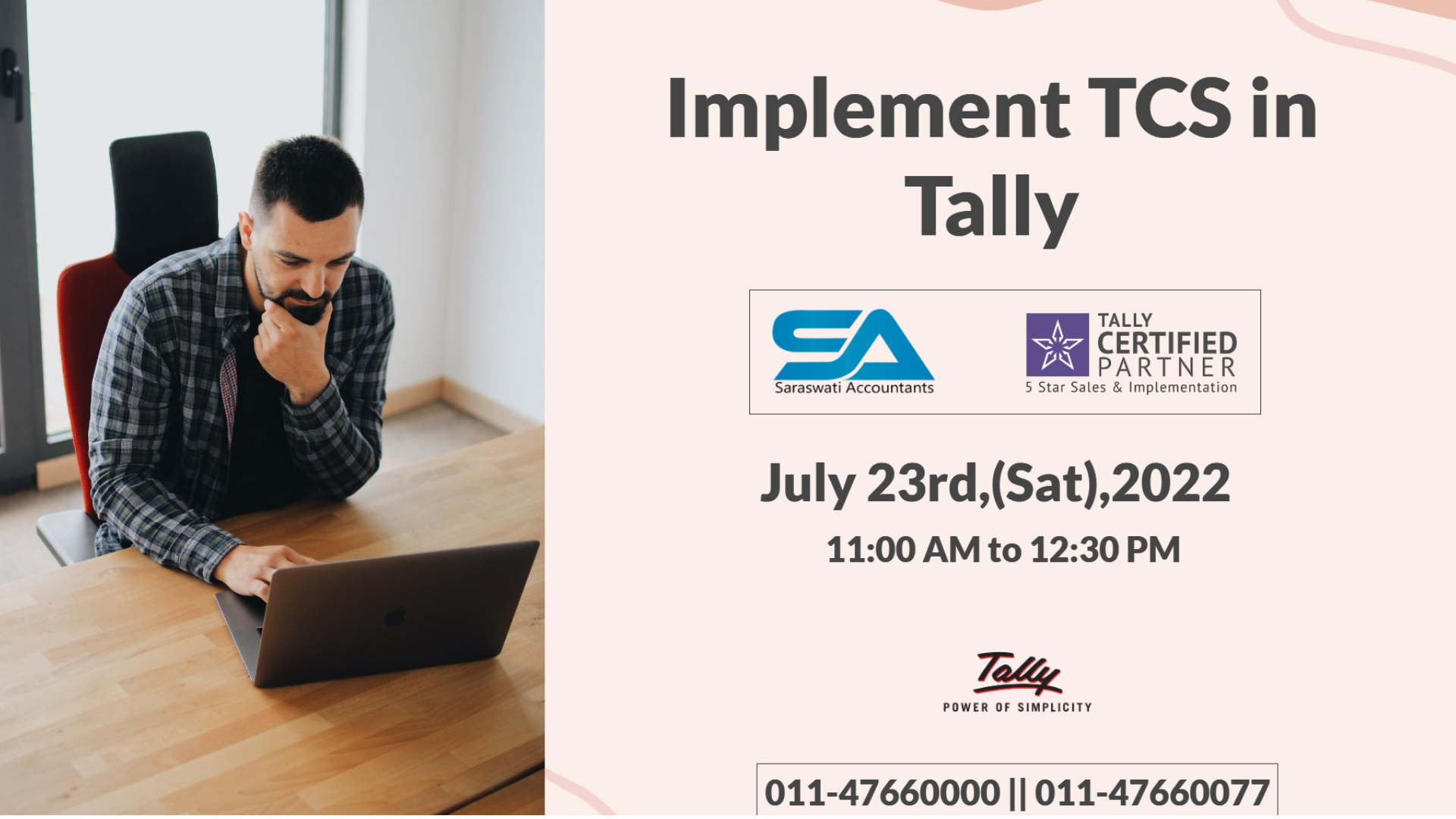 Implement TCS In Tally Tickets By Saraswati Accountants Saturday July
