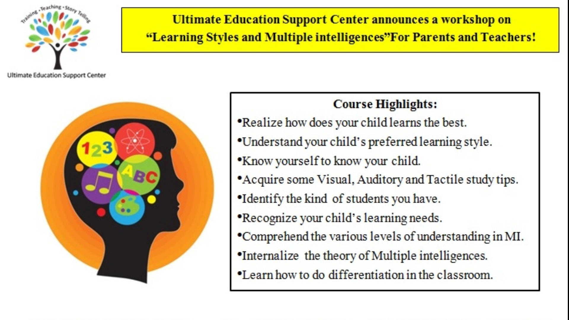 Learning Styles and Multiple intelligences For Parents and Teachers ...