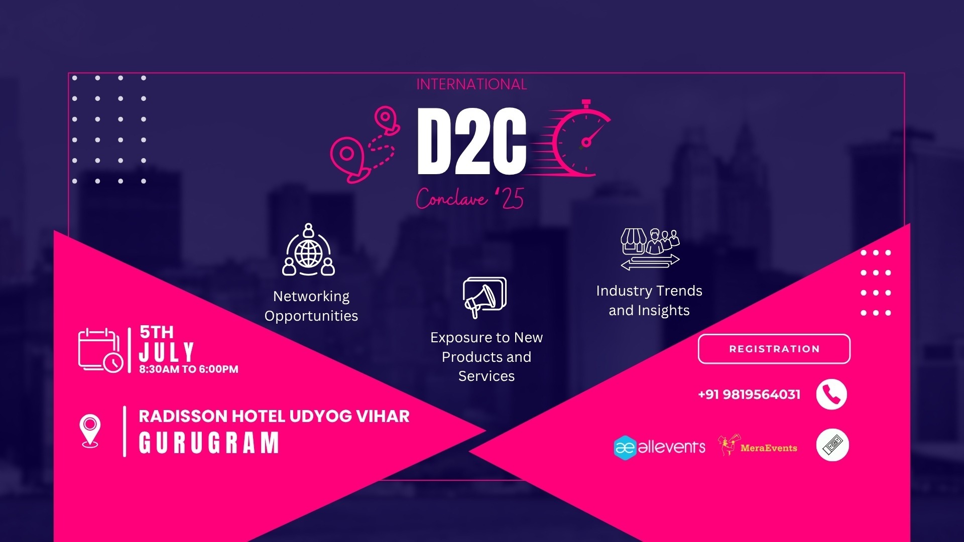 International D2C Conclave'25 Delhi, NCR Tickets by MOJO Capital, Saturday, July 05, 2025 ...