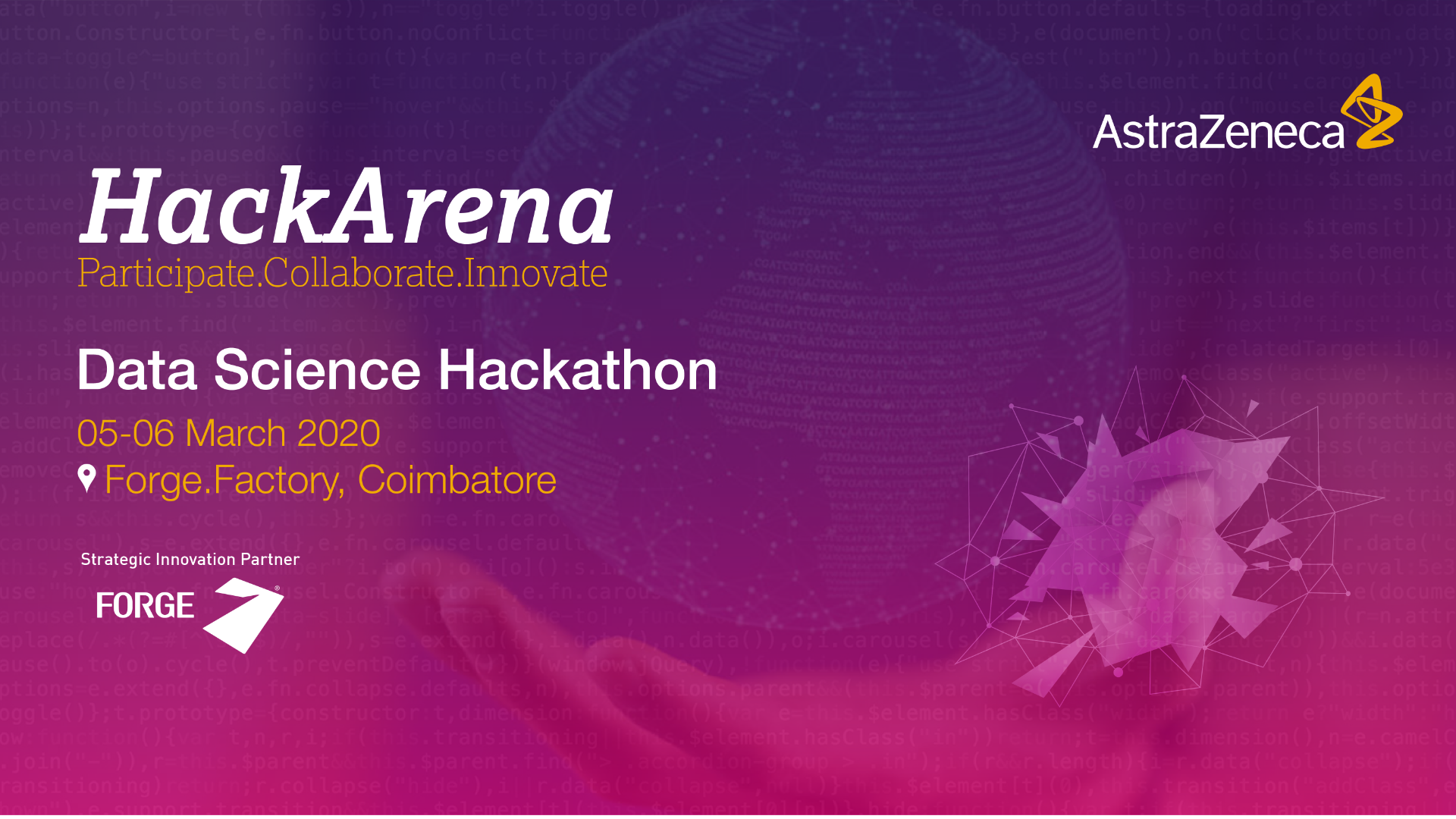 HackArena Data Science Hackathon Tickets by FORGE Accelerator, Thursday ...
